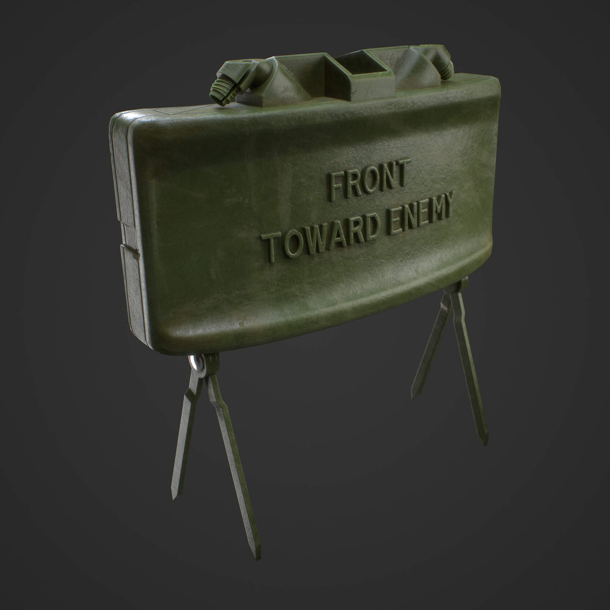 M18A1 Claymore Mine 3D Game Ready Model Low Poly 3D Model by p0ir000t