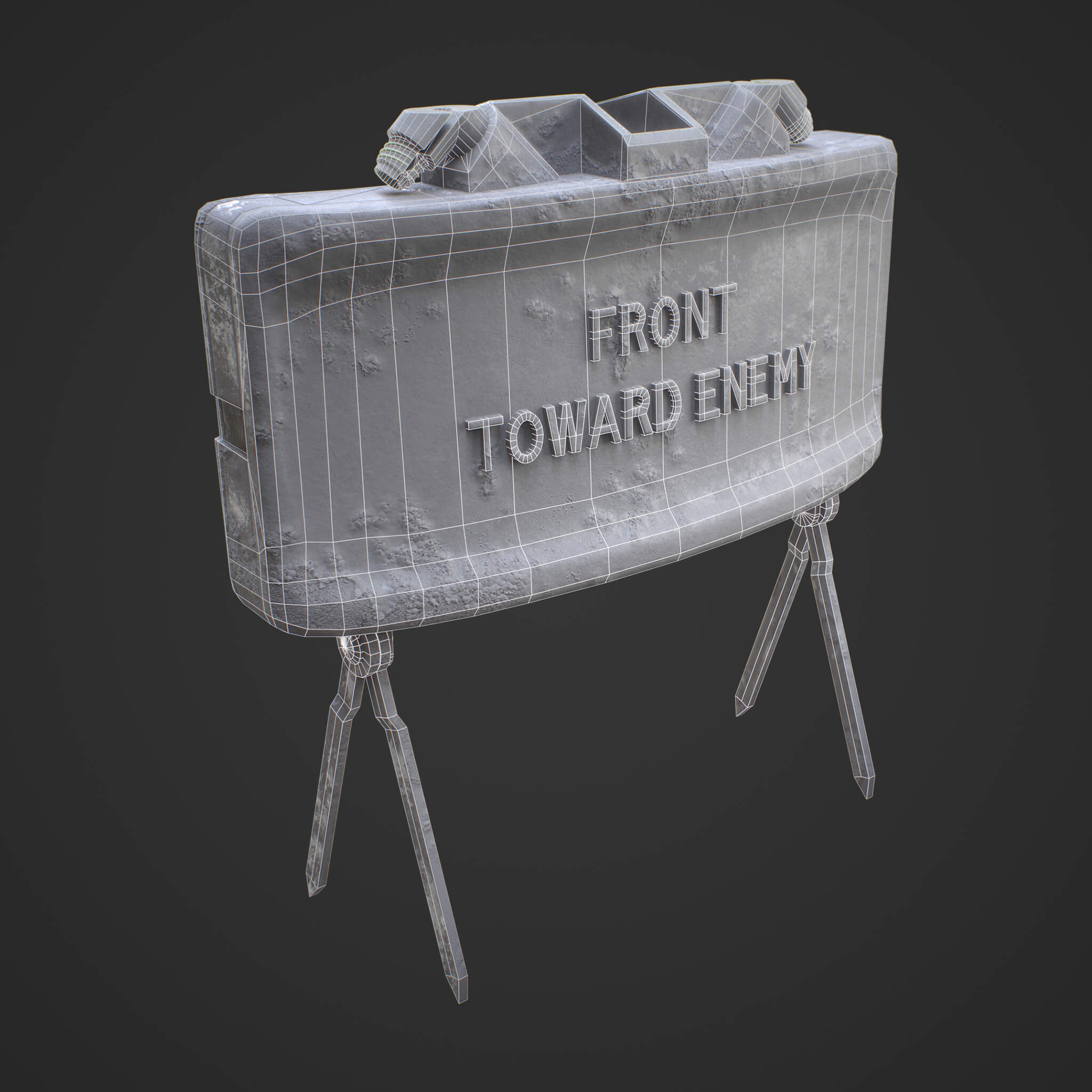 M18A1 Claymore Mine 3D Game Ready Model Low Poly 3D Model by p0ir000t