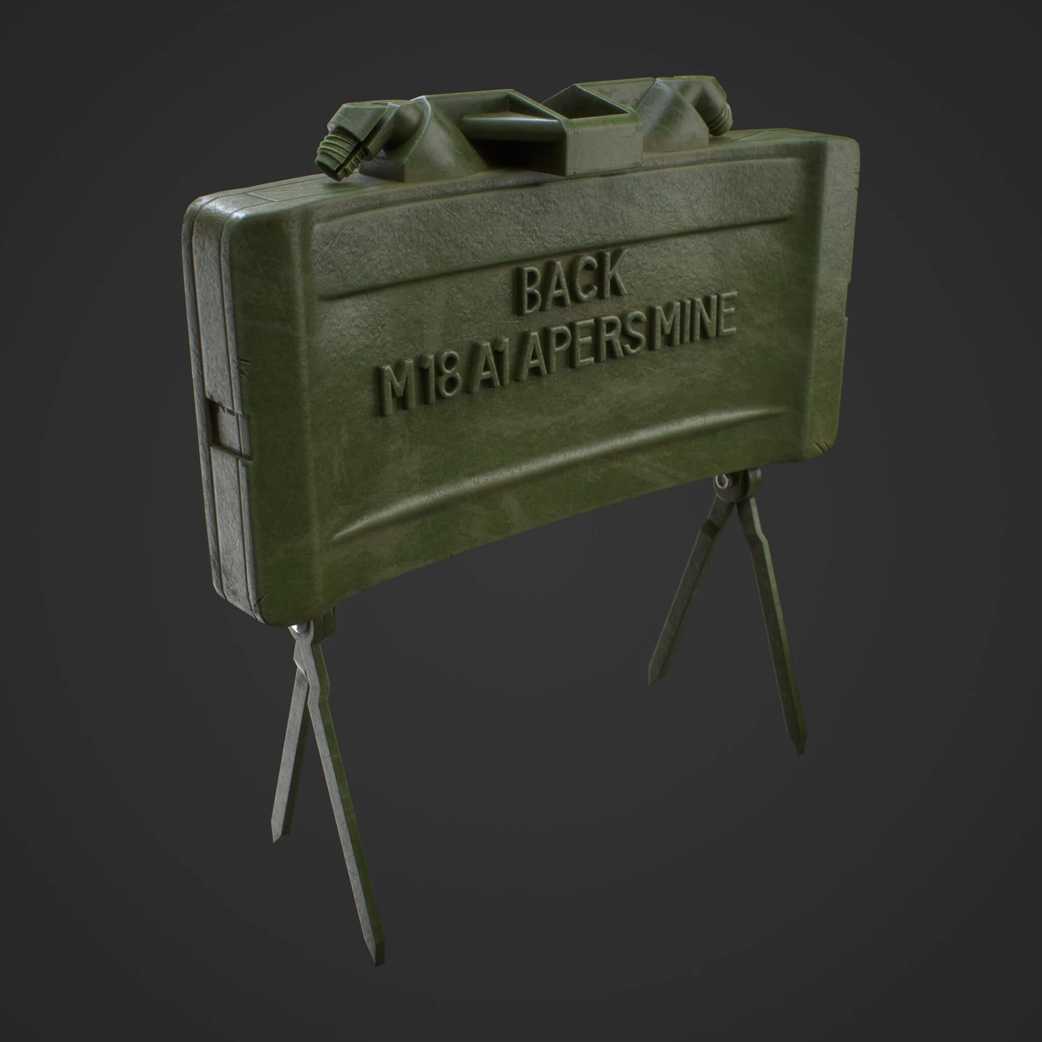 M18A1 Claymore Mine 3D Game Ready Model Low Poly 3D Model by p0ir000t