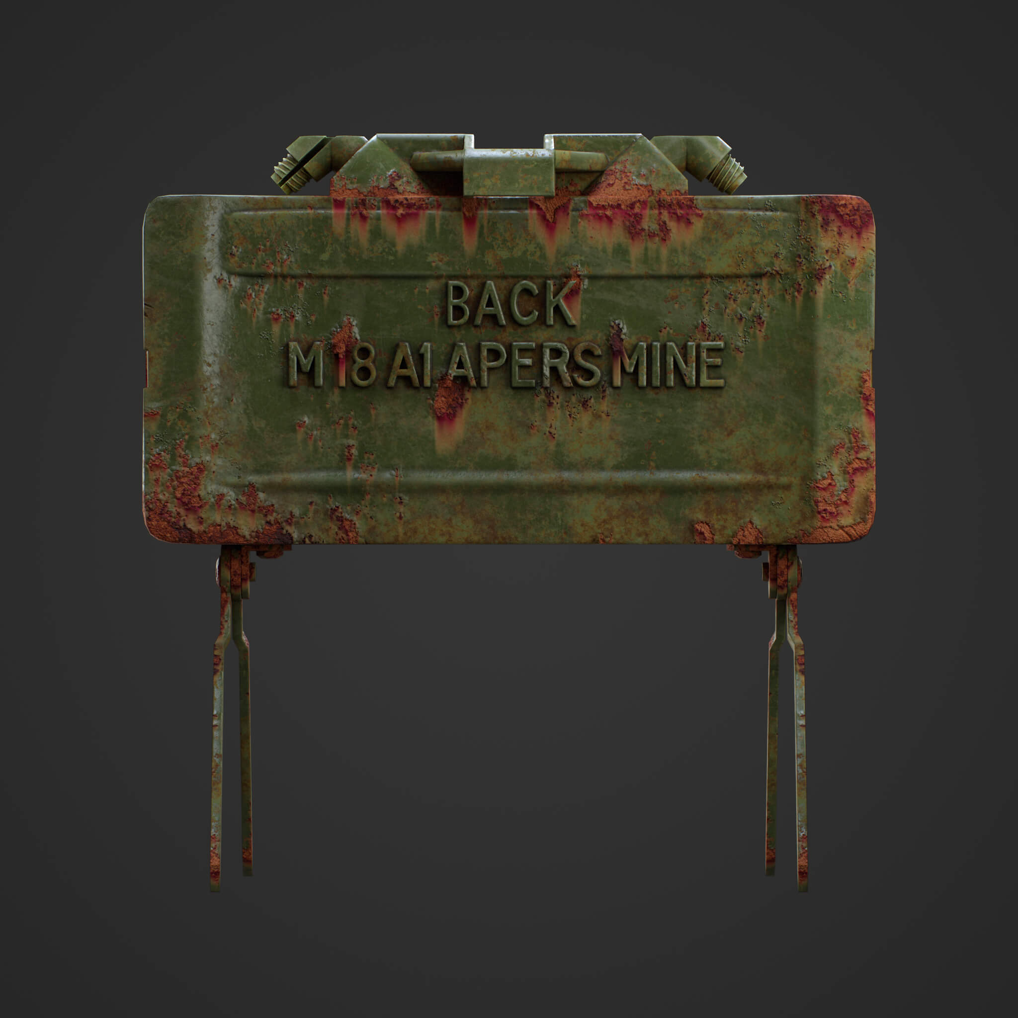 M18A1 Claymore Mine 3D Game Ready Model Low Poly 3D Model by p0ir000t