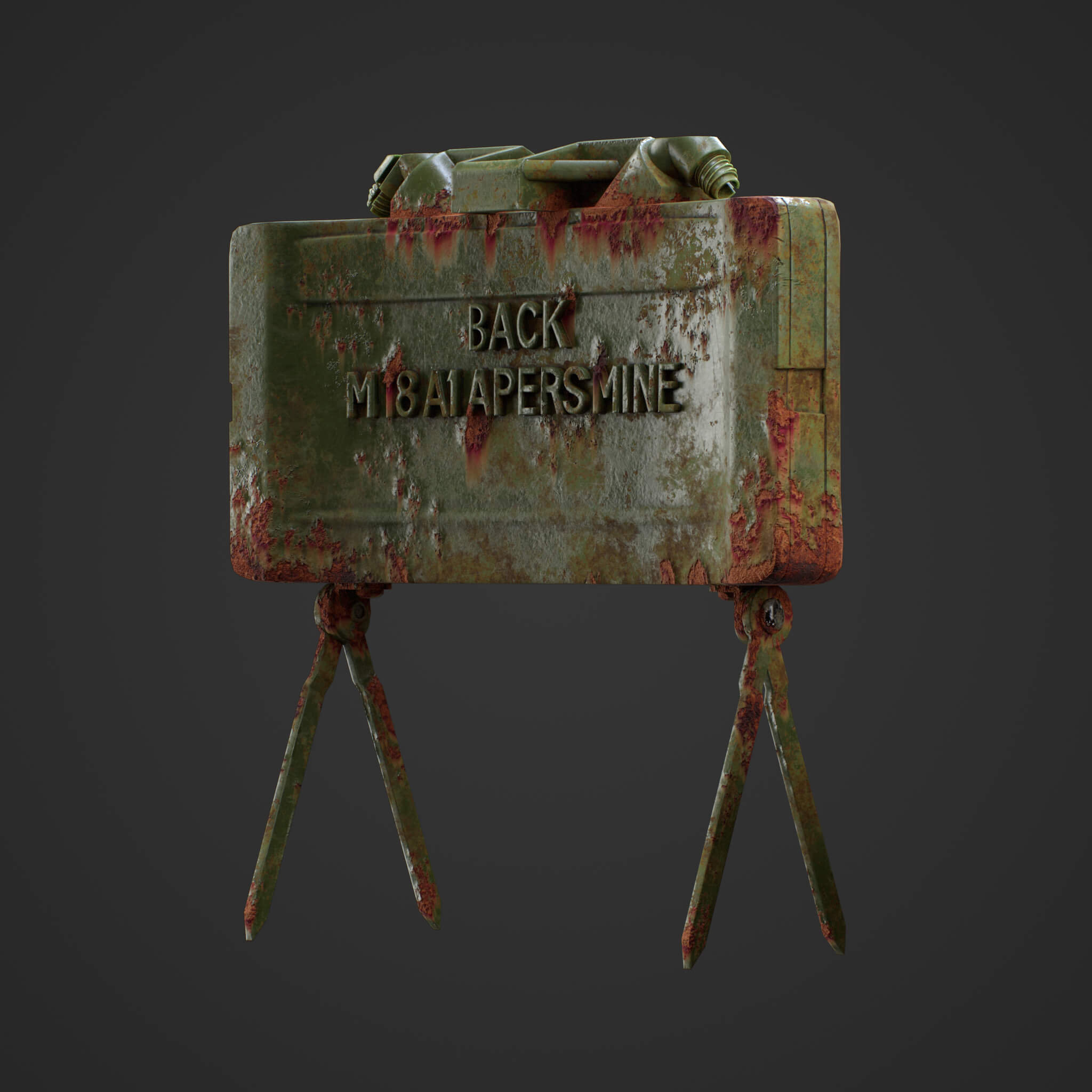 M18A1 Claymore Mine 3D Game Ready Model Low Poly 3D Model by p0ir000t