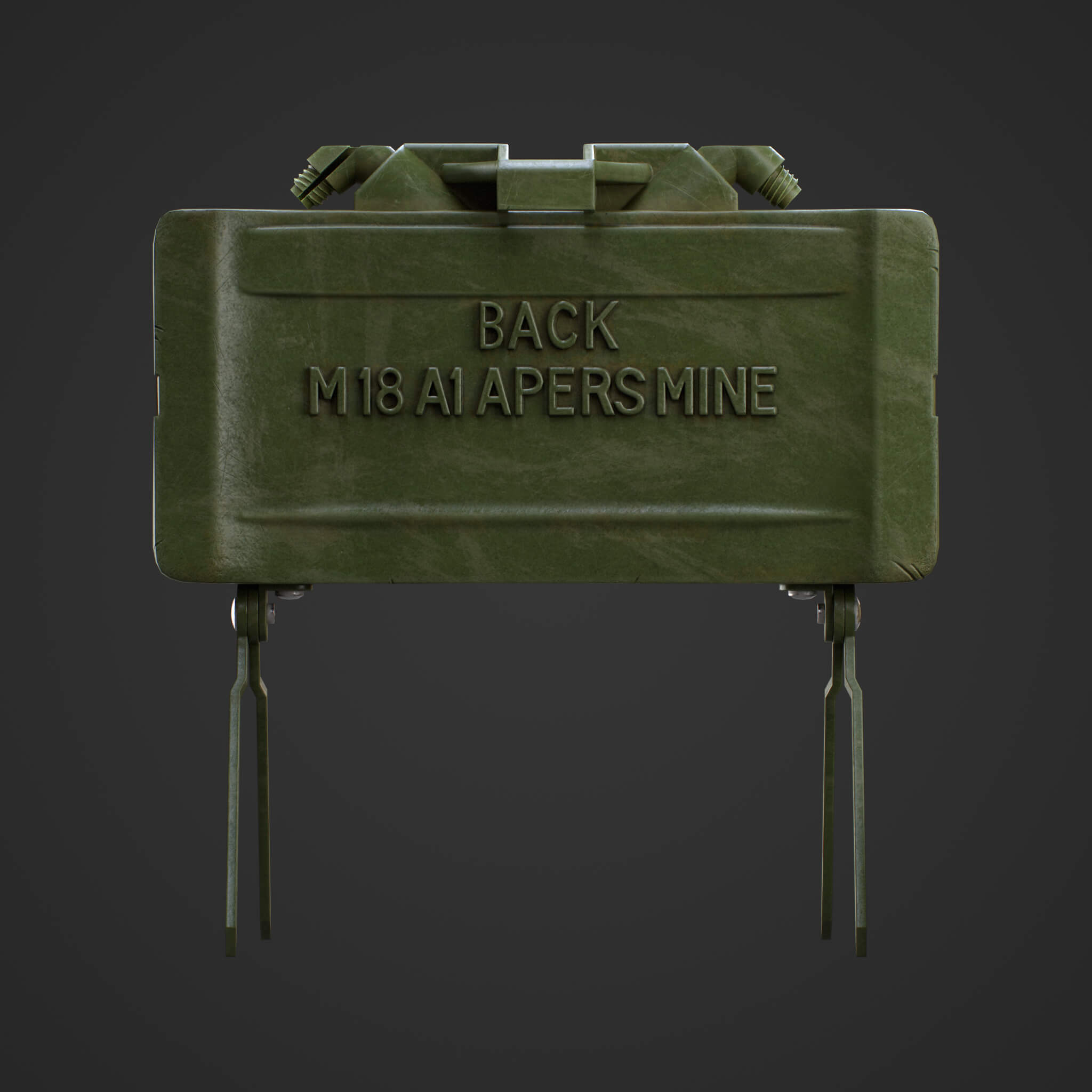 M18A1 Claymore Mine 3D Game Ready Model Low Poly 3D Model by p0ir000t