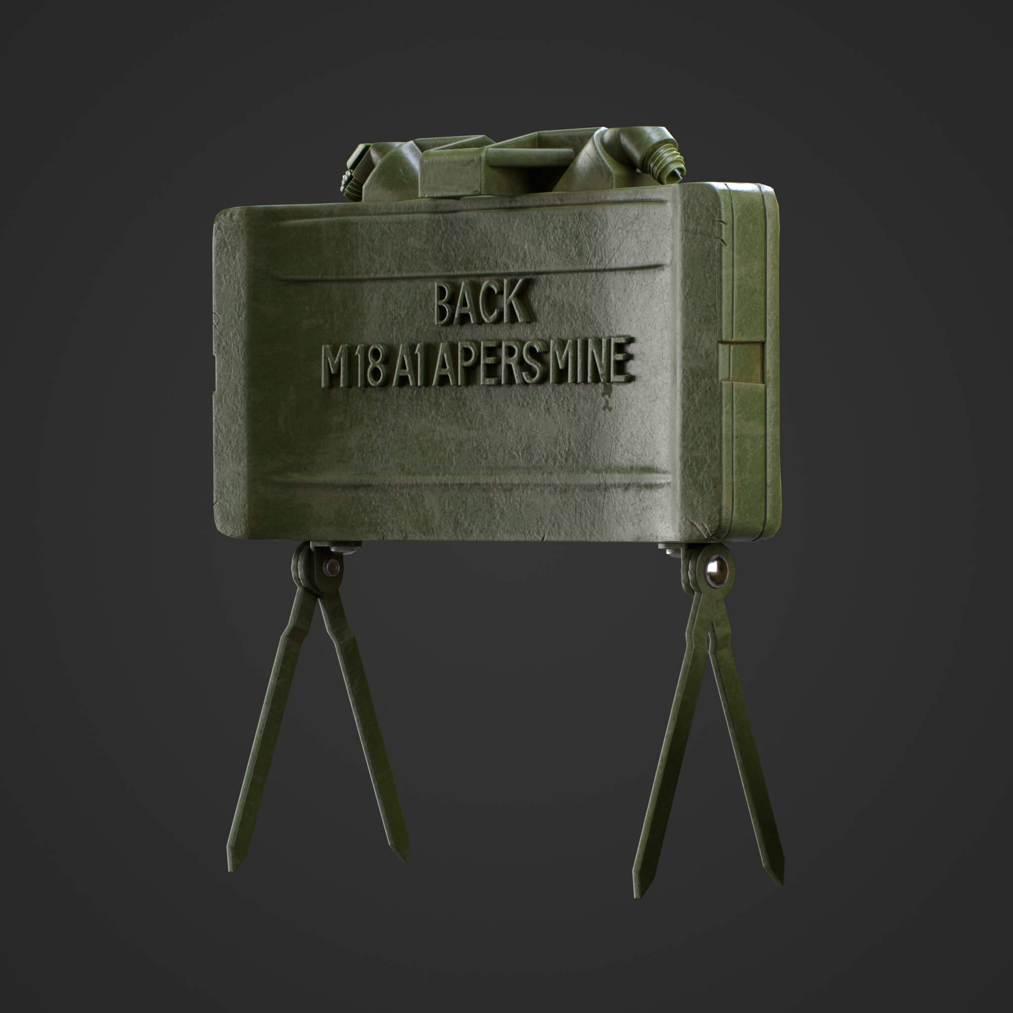 M18A1 Claymore Mine 3D Game Ready Model Low Poly 3D Model by p0ir000t
