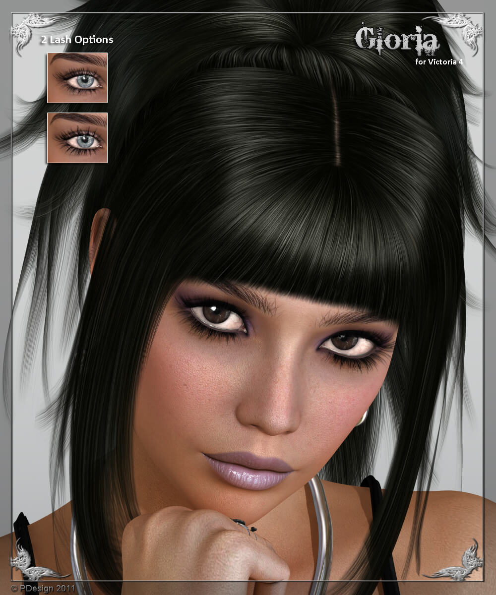 P3D Gloria for Victoria 4.2 - Daz Content by P3Design