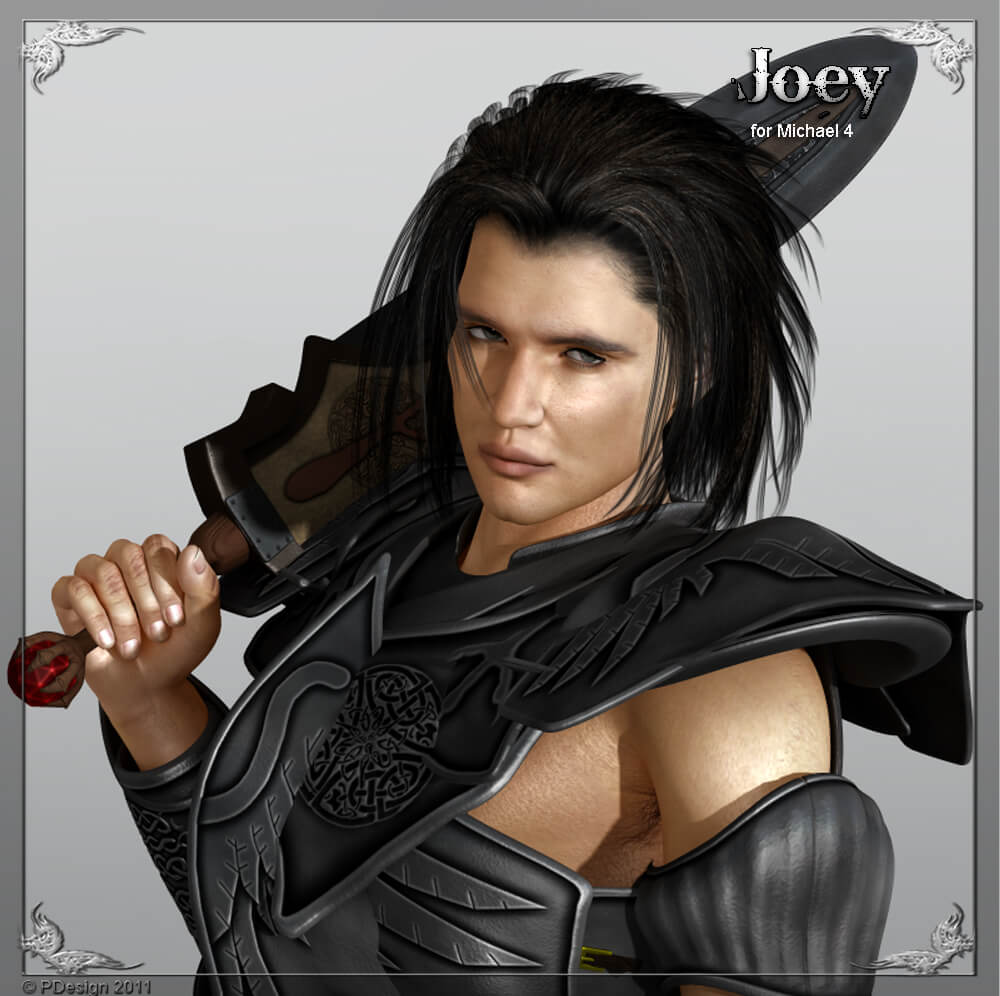 P3D Joey for Michael 4 - Daz Content by P3Design