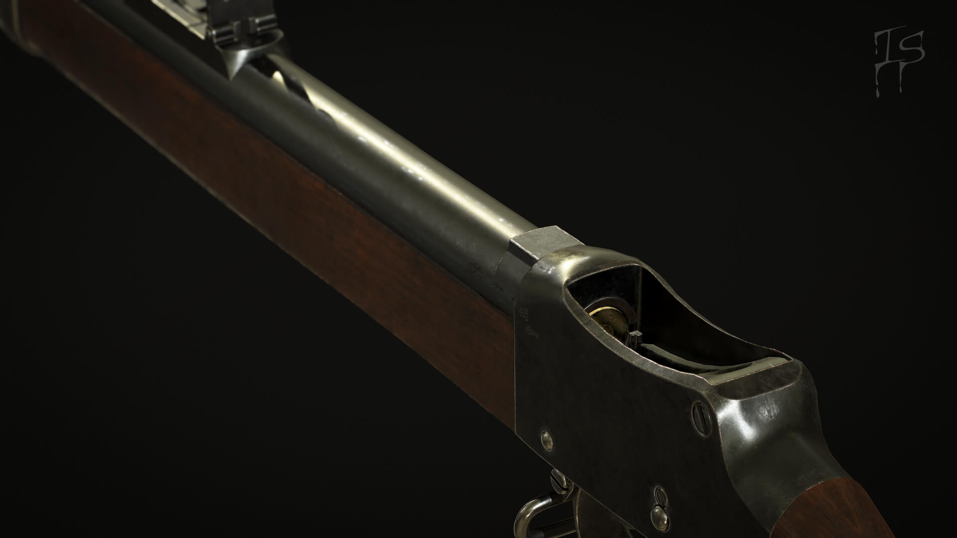British 1887 Martini-Henry Mark IV Rifle 3D Model by Pabst