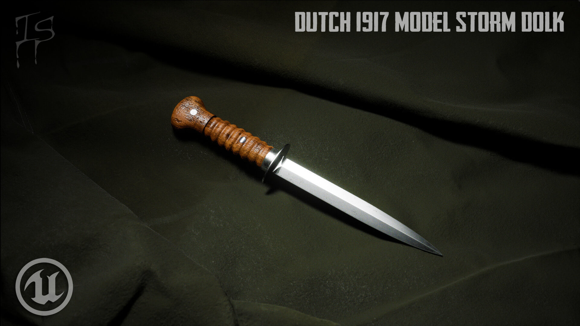 Dutch 1917 Model Storm Dolk by Pabst
