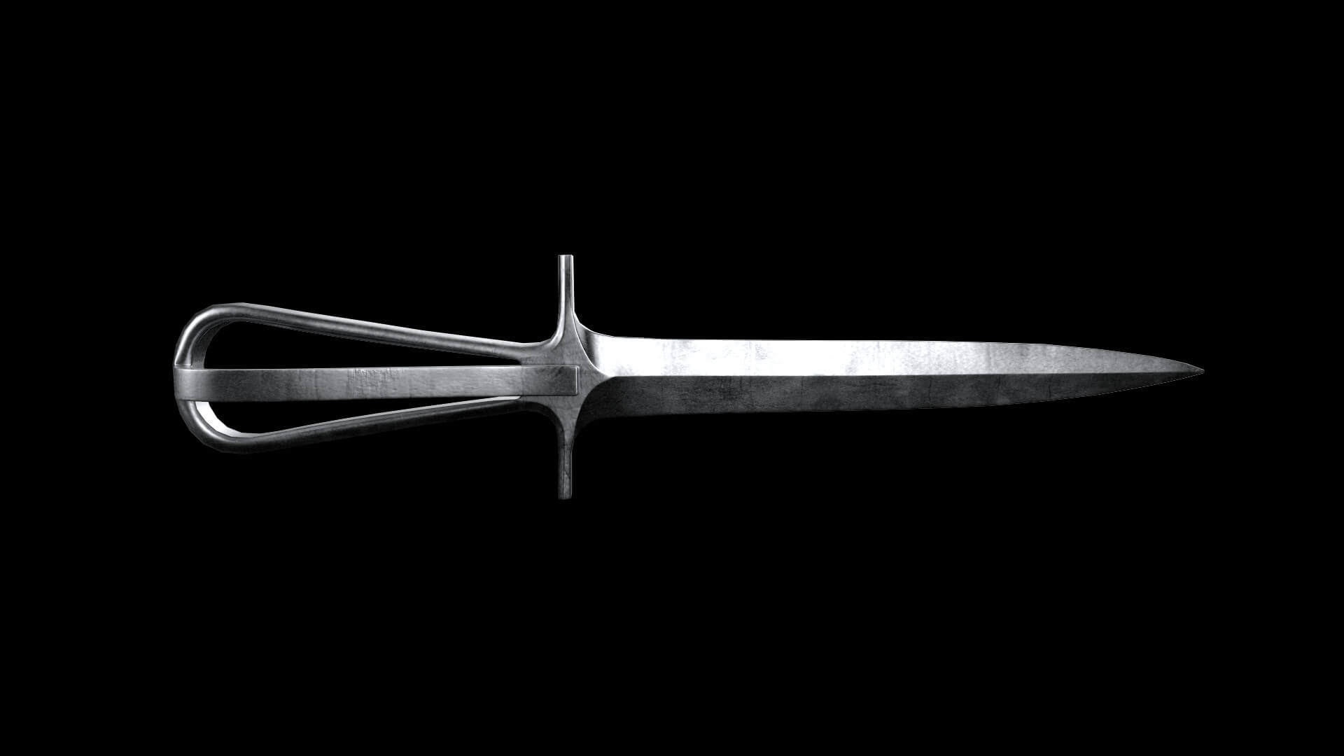 French Nail Trench Knife - 3D Model by Pabst