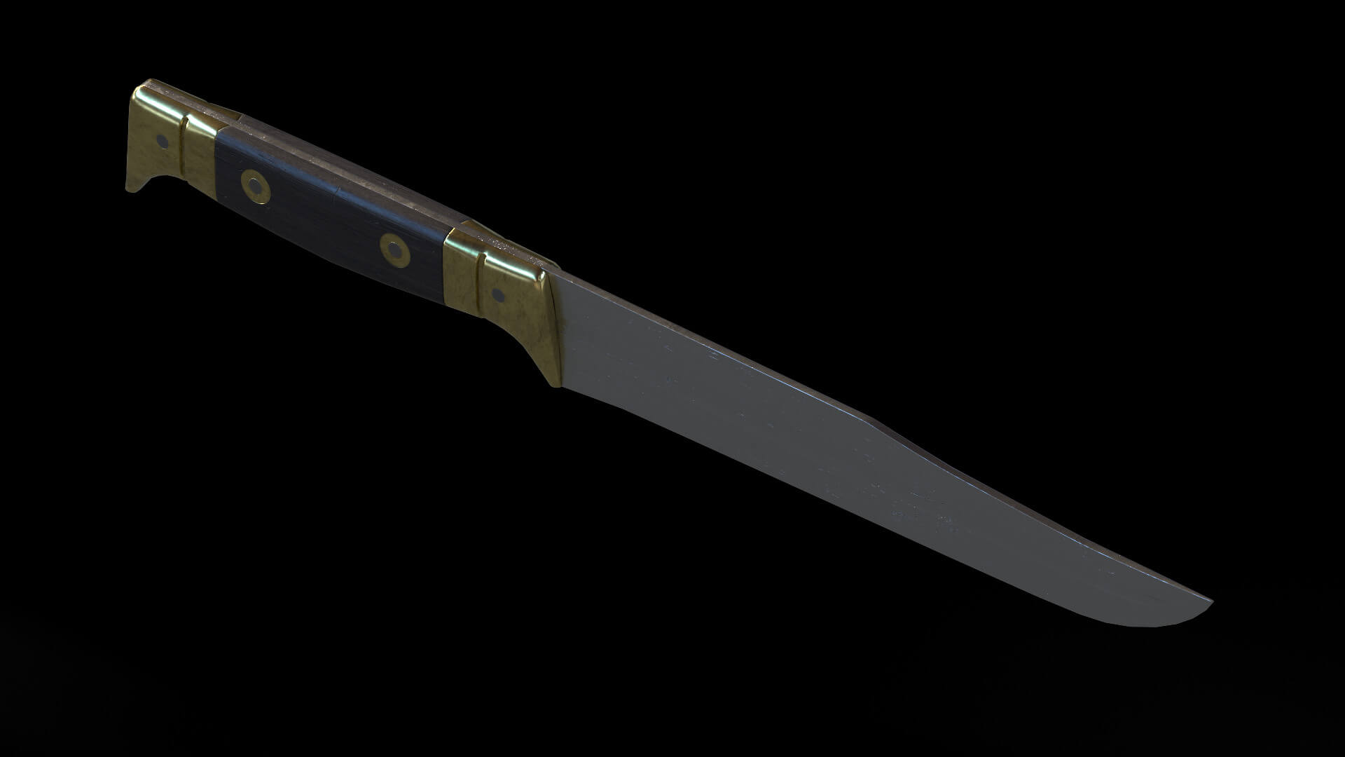 French WWI Butcher Knife - 3D Model by Pabst