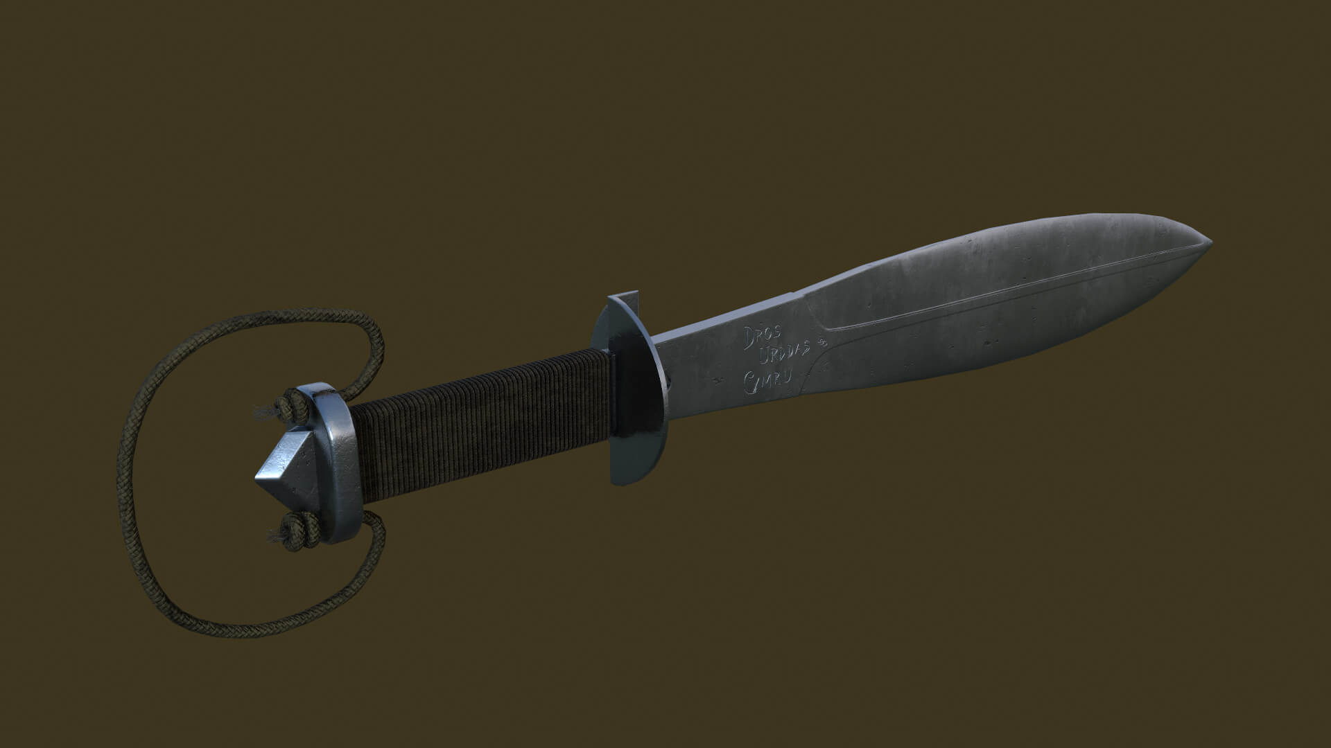 Welsh Knife 1916 - 3D Model by Pabst