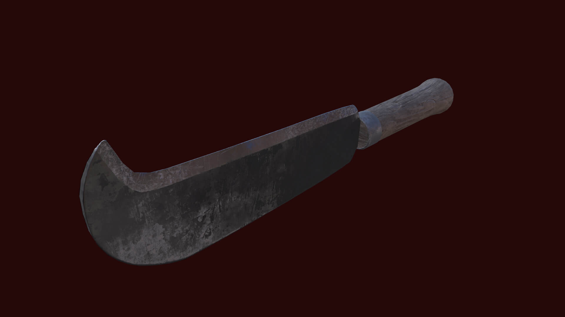 WWI Military Billhook - 3D Model by Pabst