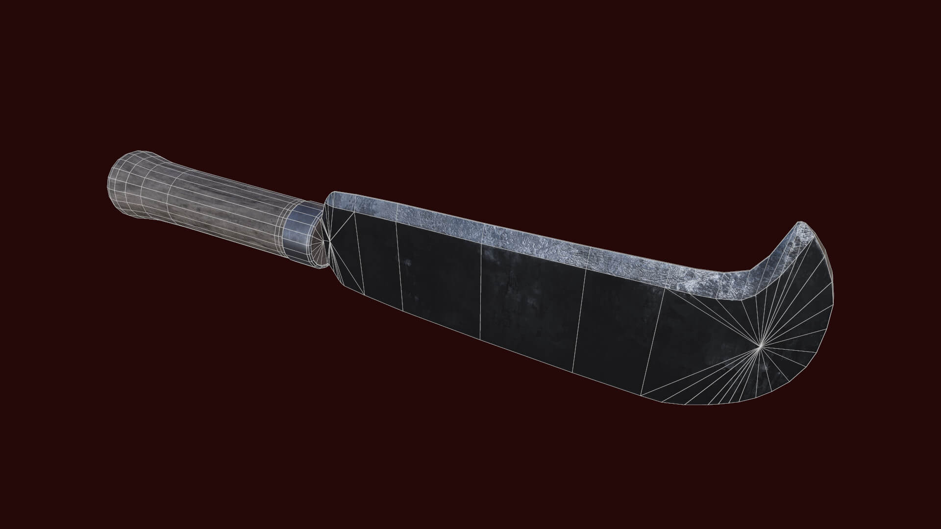 WWI Military Billhook - 3D Model by Pabst