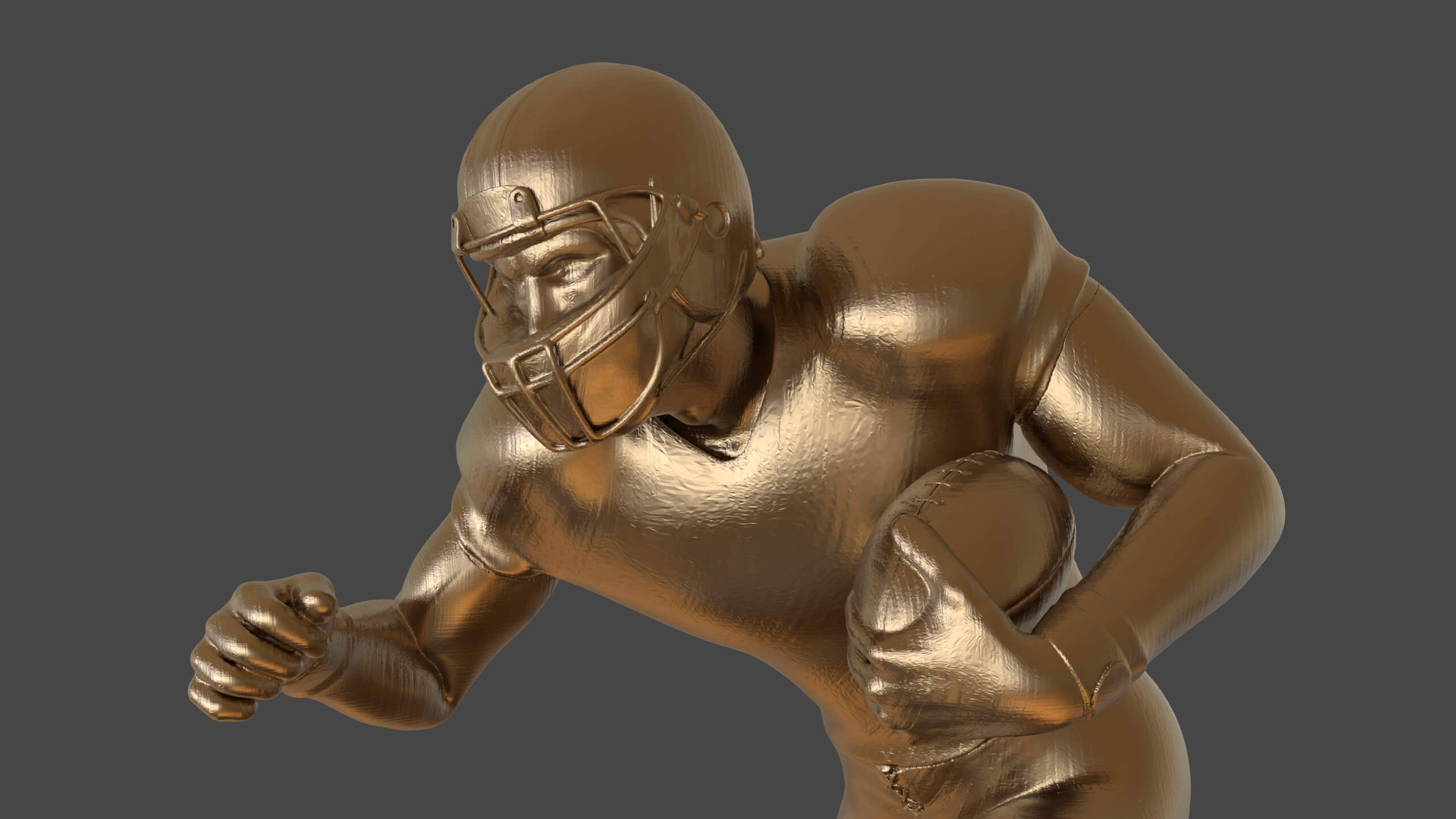 American Football Trophy - 3D Model by PaburoVIII