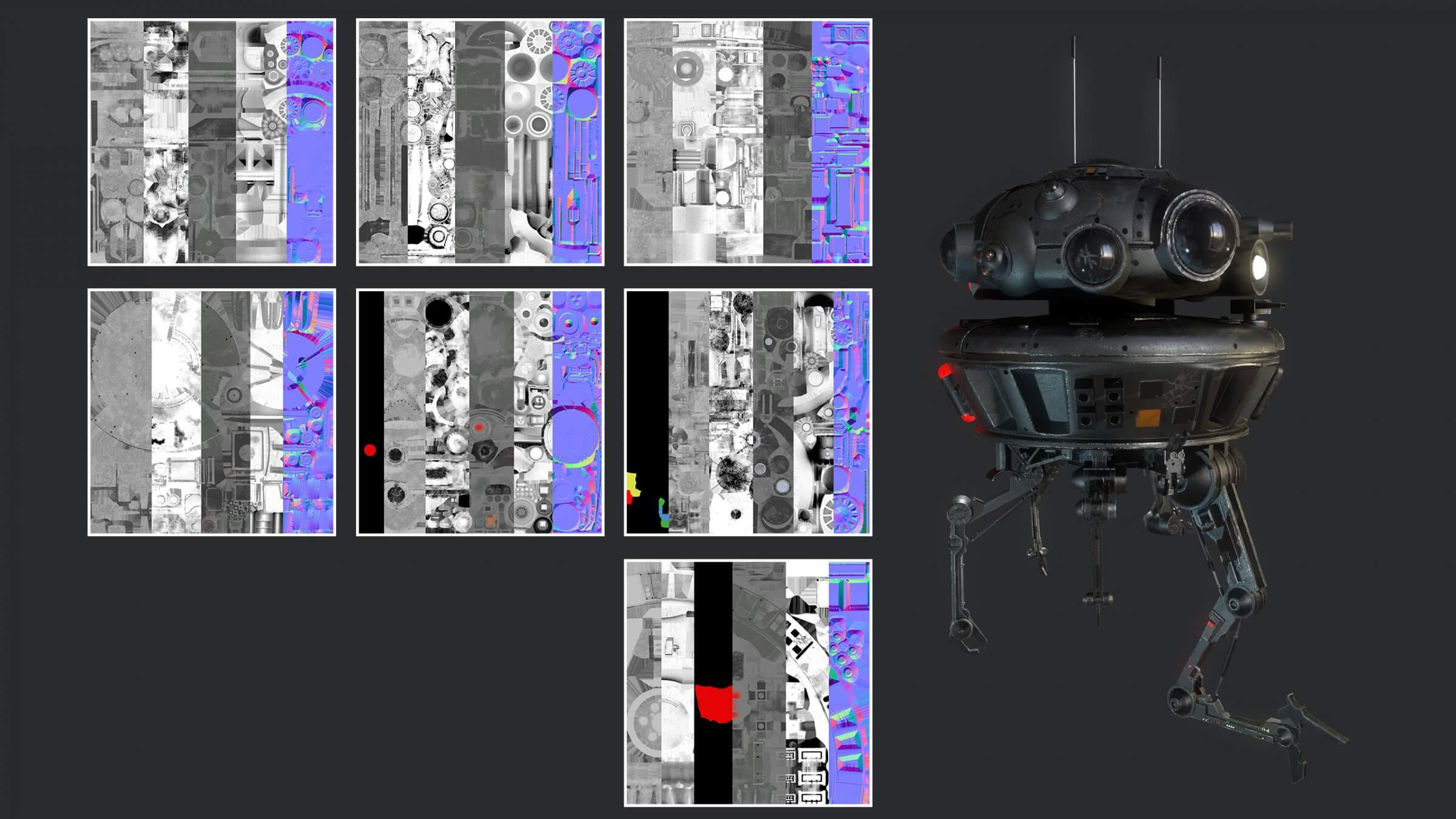 Arakyd Viper Probe Droid - 3D Model by PaburoVIII