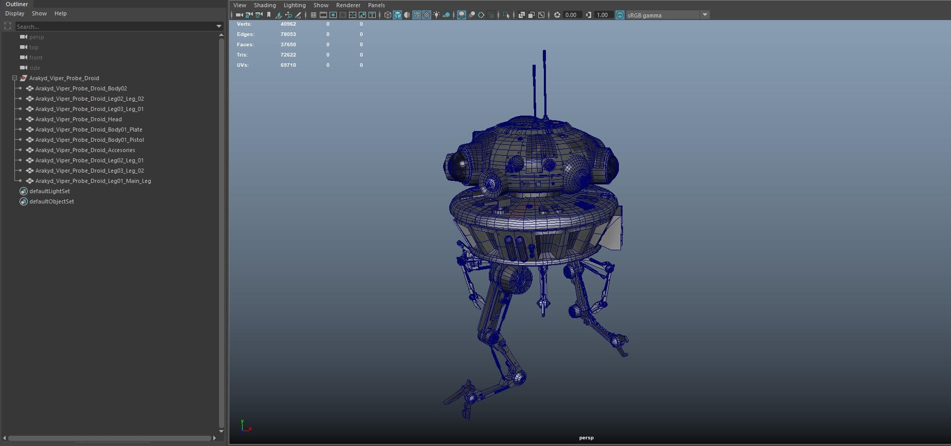 Arakyd Viper Probe Droid - 3D Model by PaburoVIII