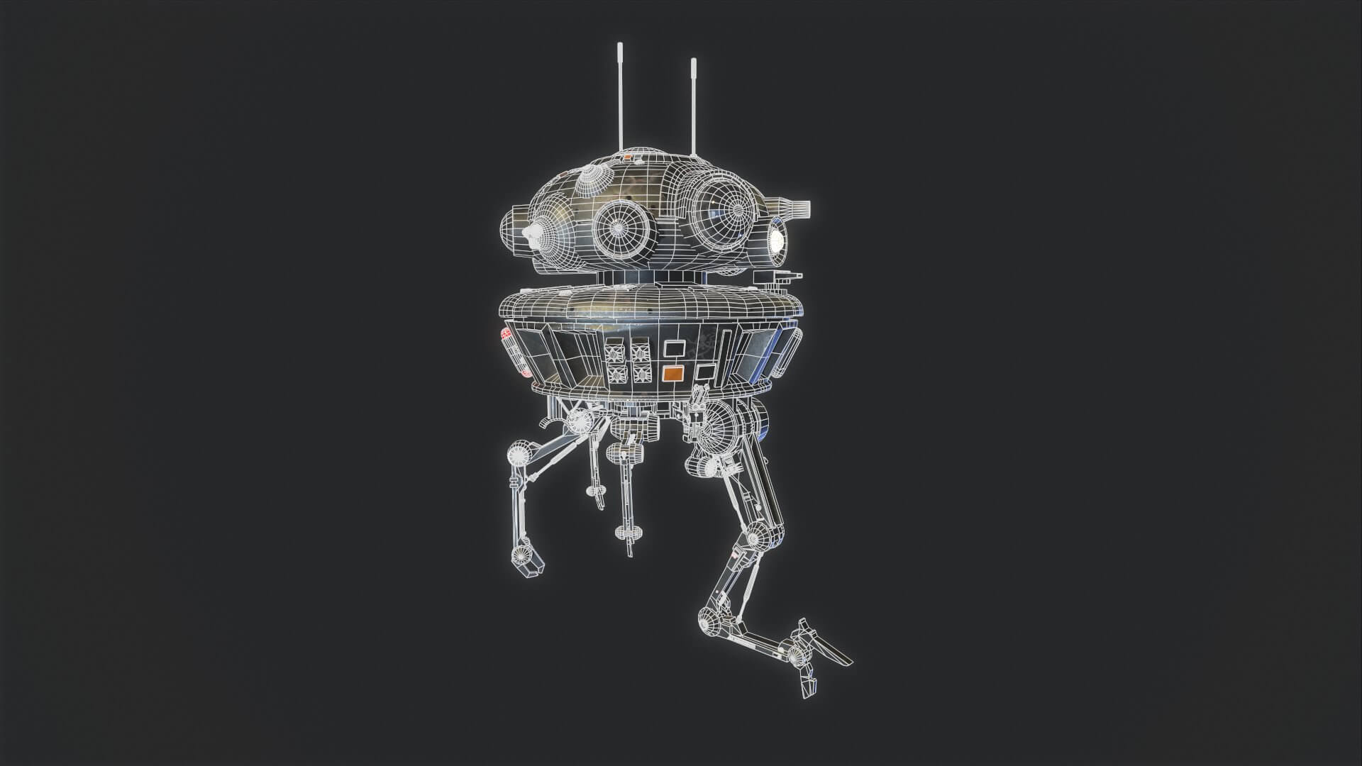 Arakyd Viper Probe Droid - 3D Model by PaburoVIII