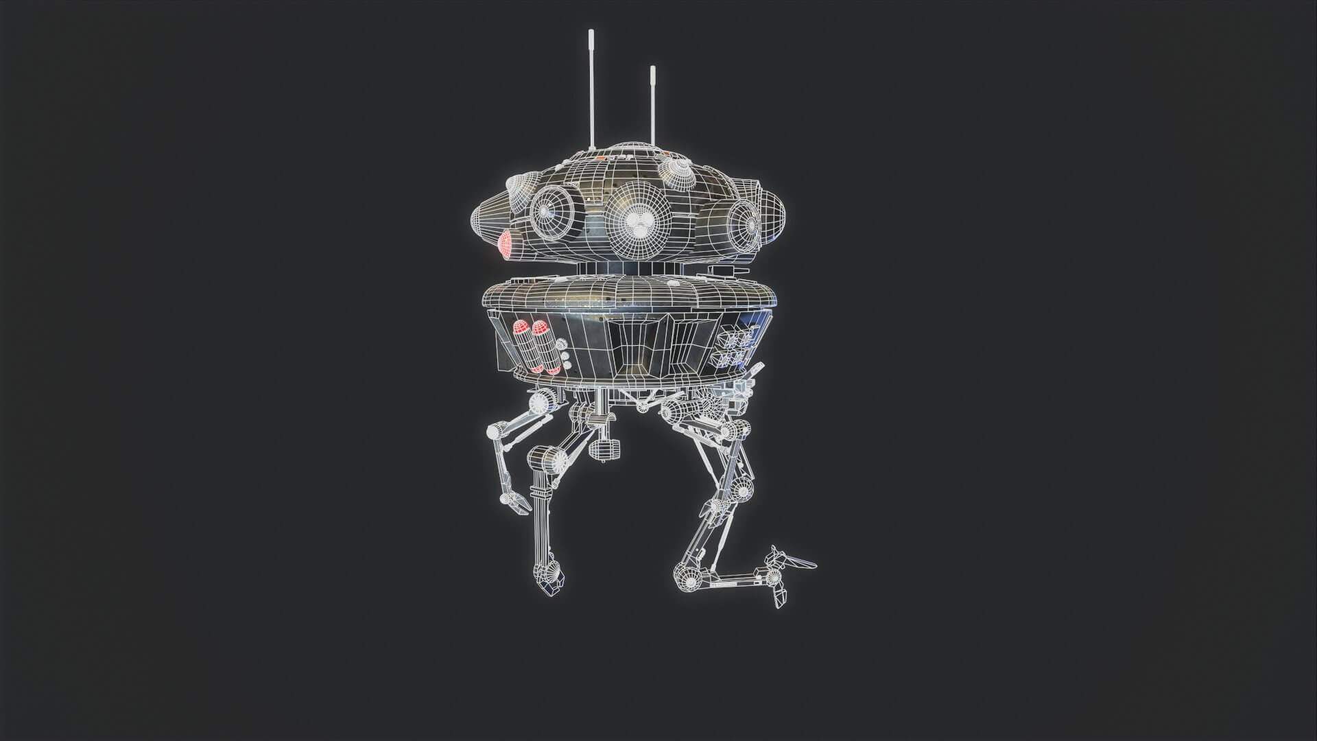 Arakyd Viper Probe Droid - 3D Model by PaburoVIII