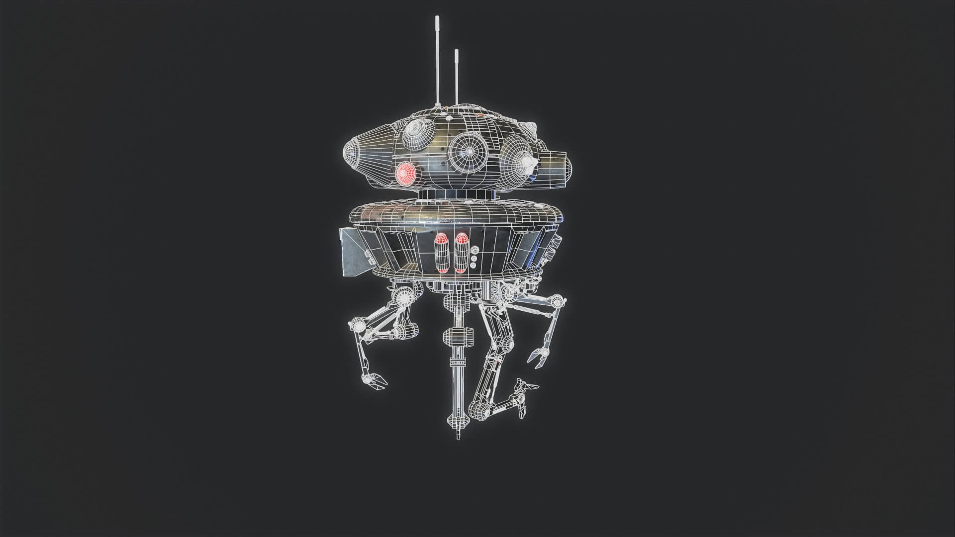Arakyd Viper Probe Droid - 3D Model by PaburoVIII