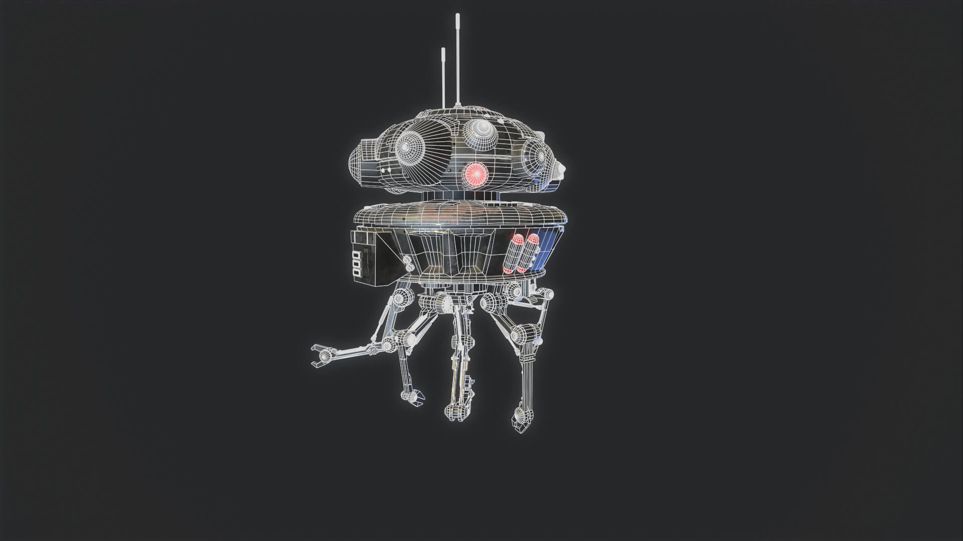 Arakyd Viper Probe Droid - 3D Model by PaburoVIII