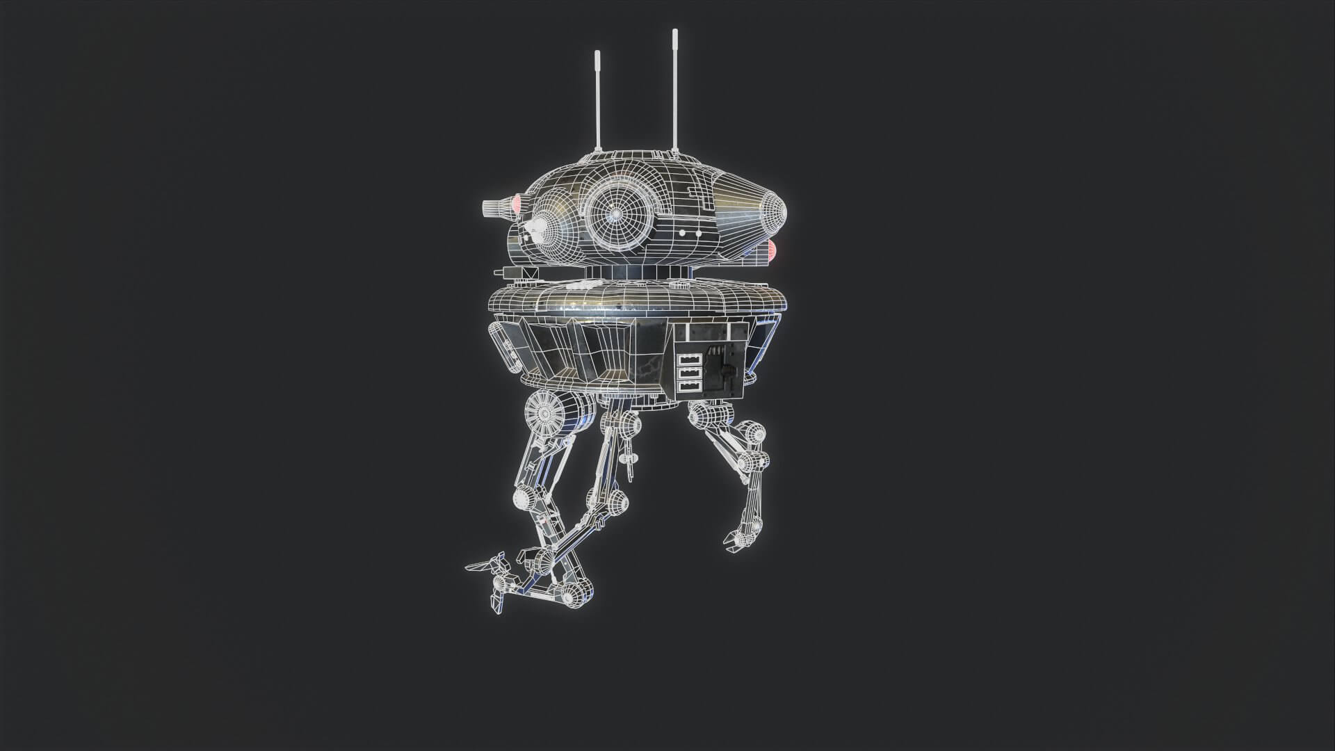 Arakyd Viper Probe Droid - 3D Model by PaburoVIII