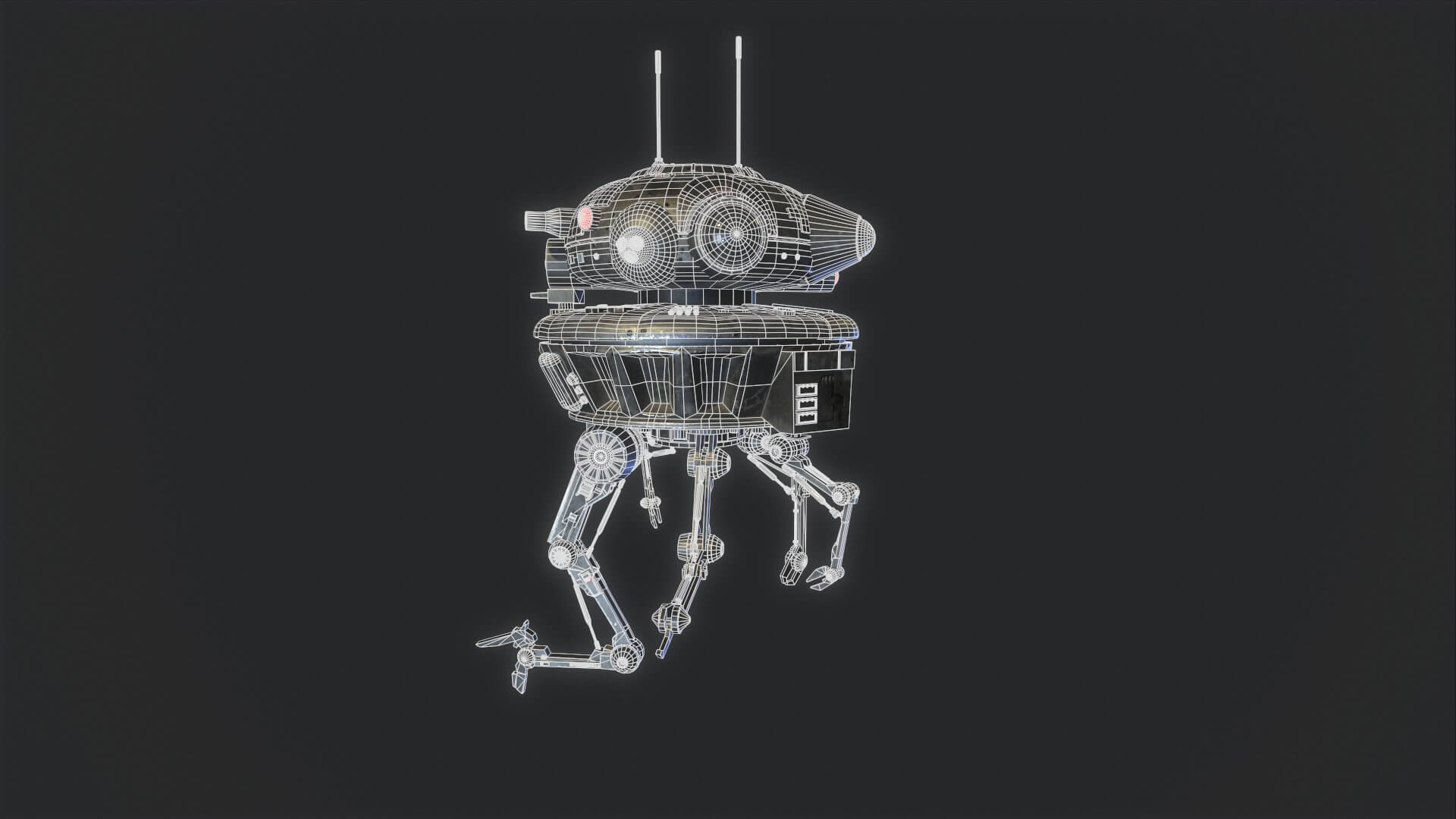 Arakyd Viper Probe Droid - 3D Model by PaburoVIII