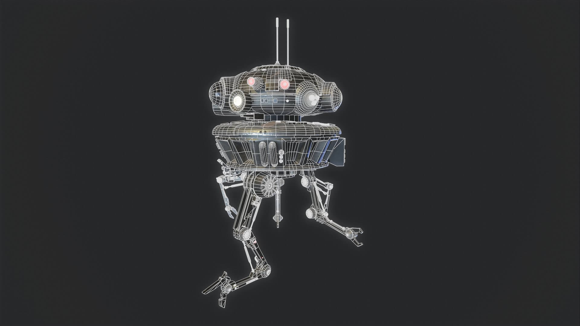 Arakyd Viper Probe Droid - 3D Model by PaburoVIII