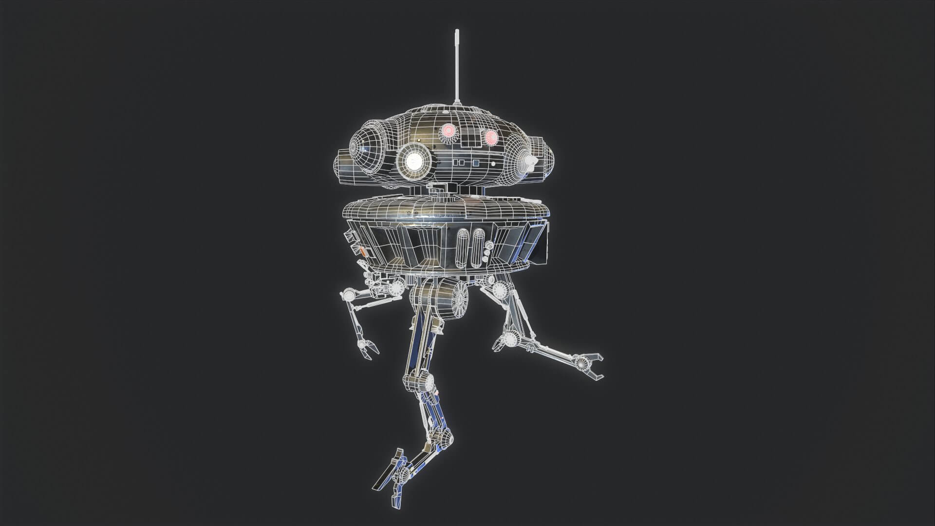 Arakyd Viper Probe Droid - 3D Model by PaburoVIII