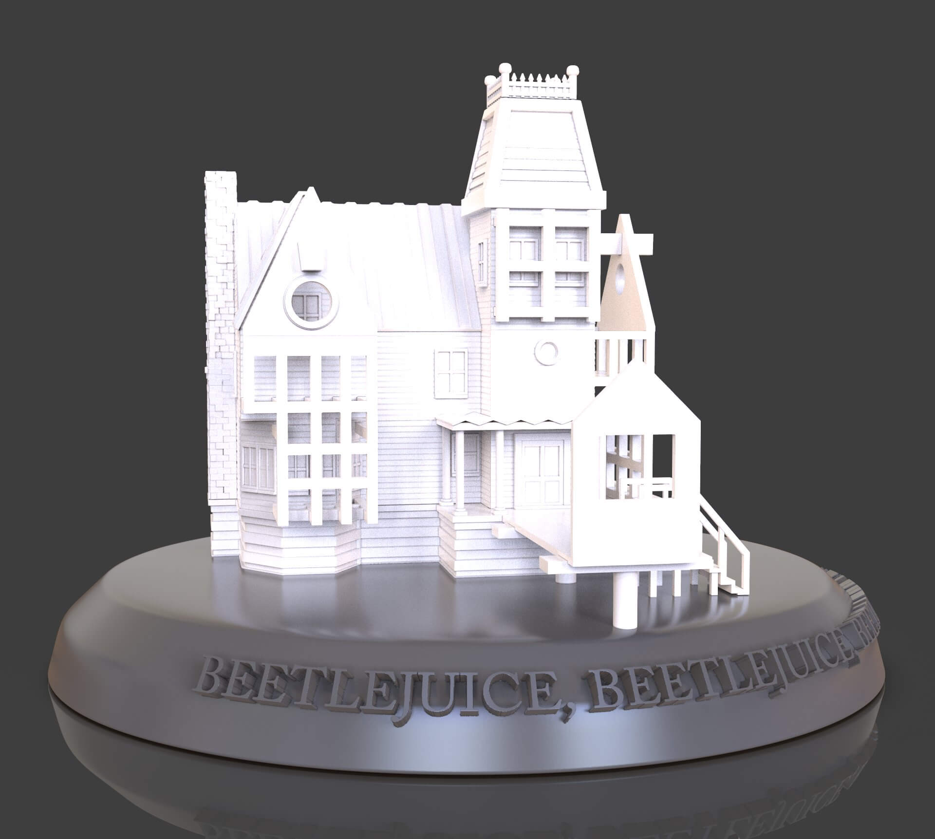 Beetlejuice House Diorama - 3D Model by PaburoVIII