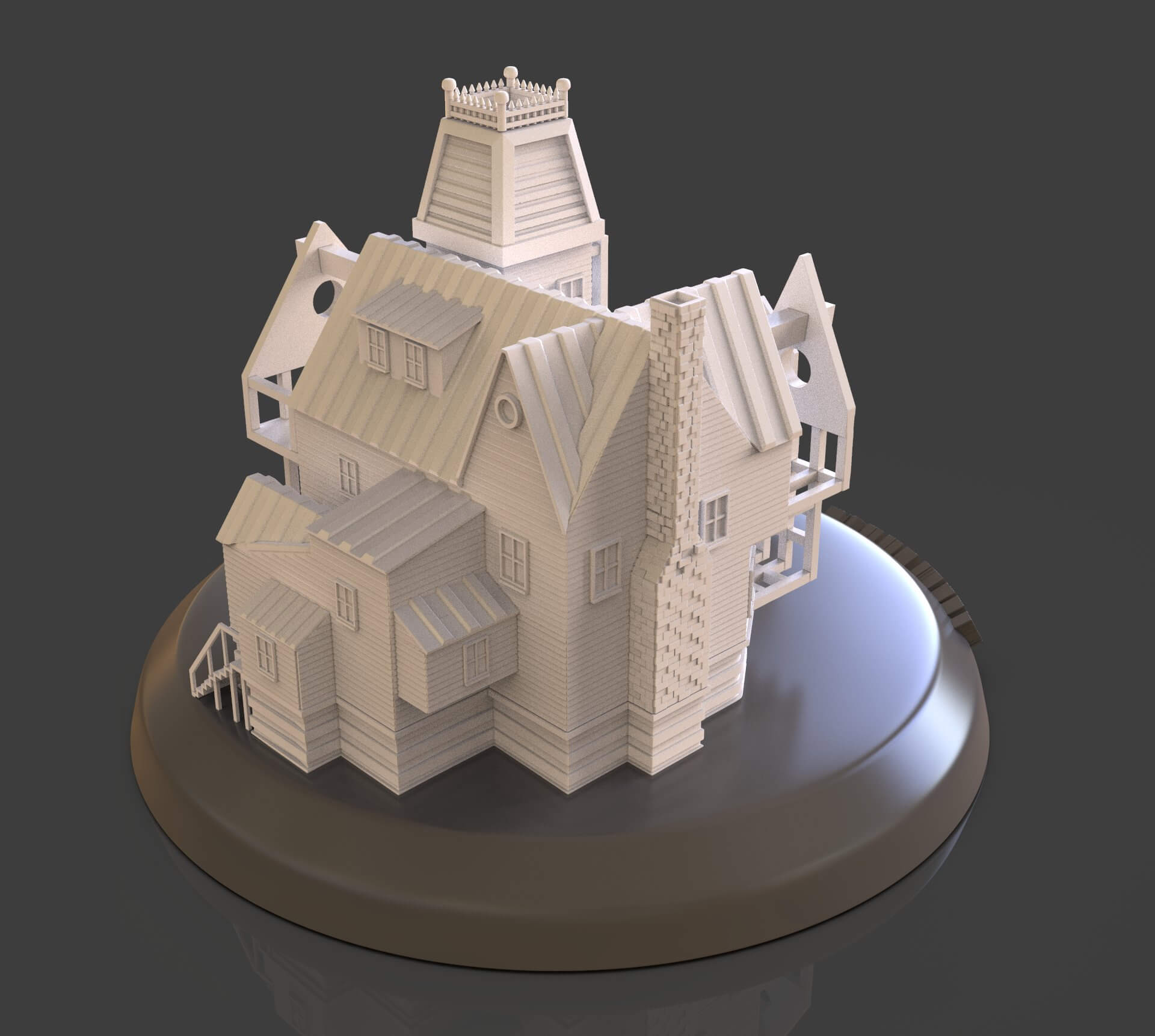 Beetlejuice House Diorama - 3D Model by PaburoVIII