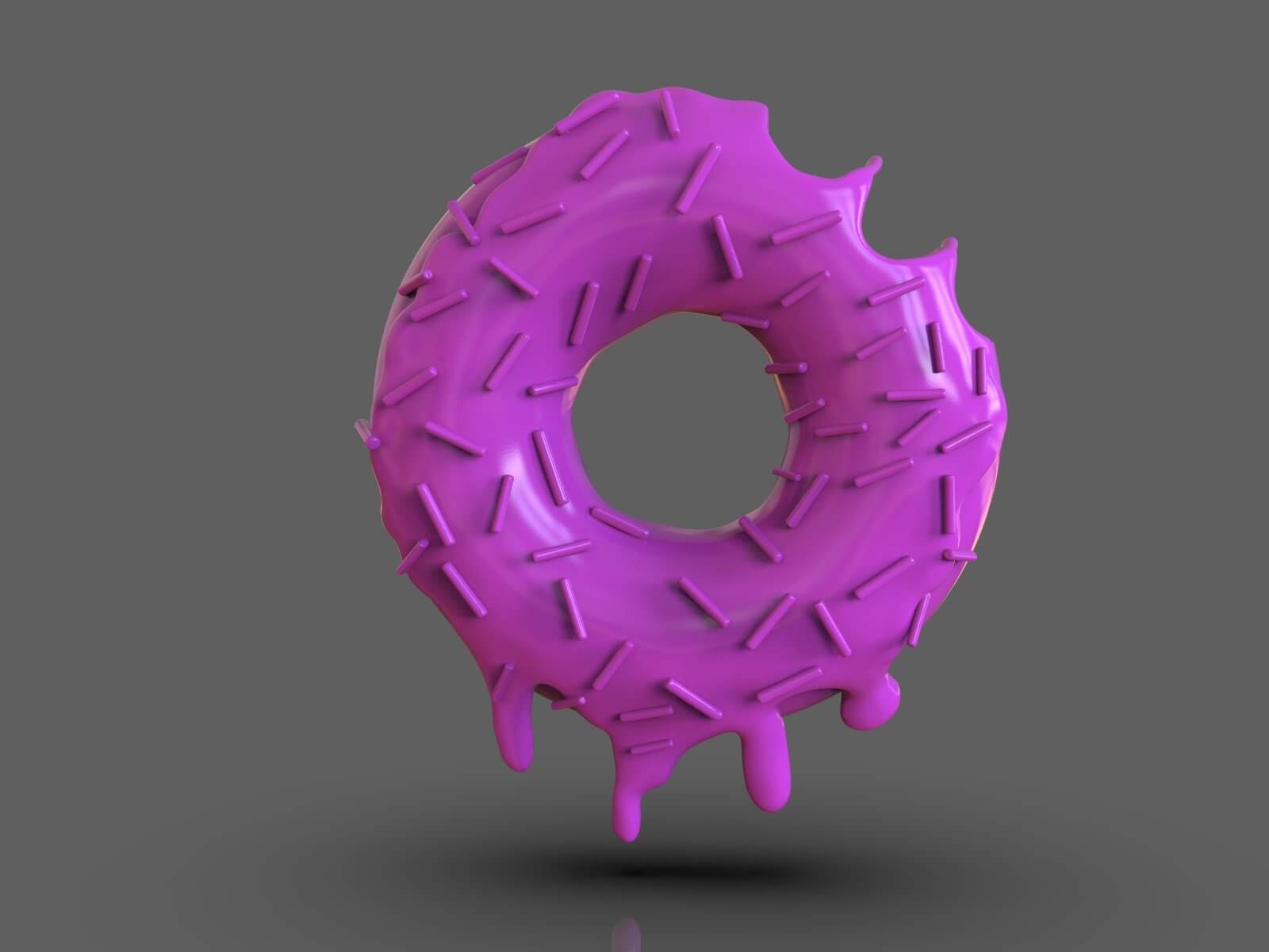 Big Donut - 3D Print Model by PaburoVIII