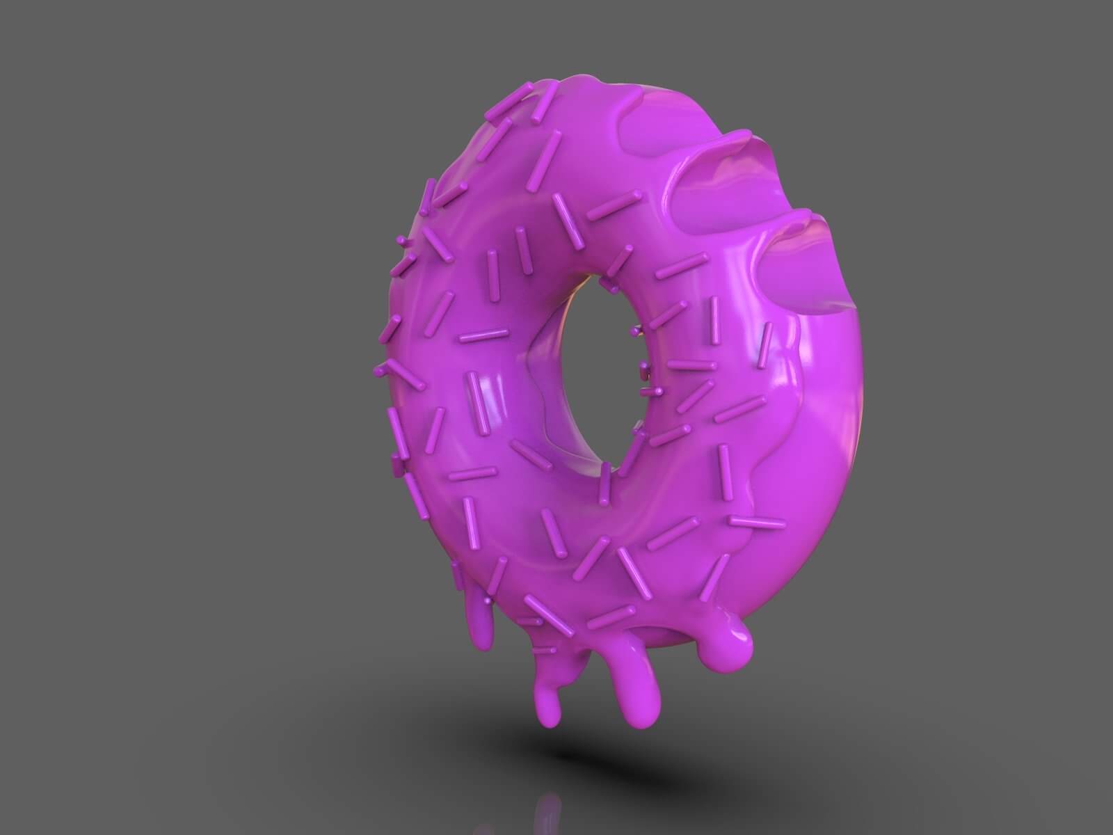 Big Donut - 3D Print Model by PaburoVIII