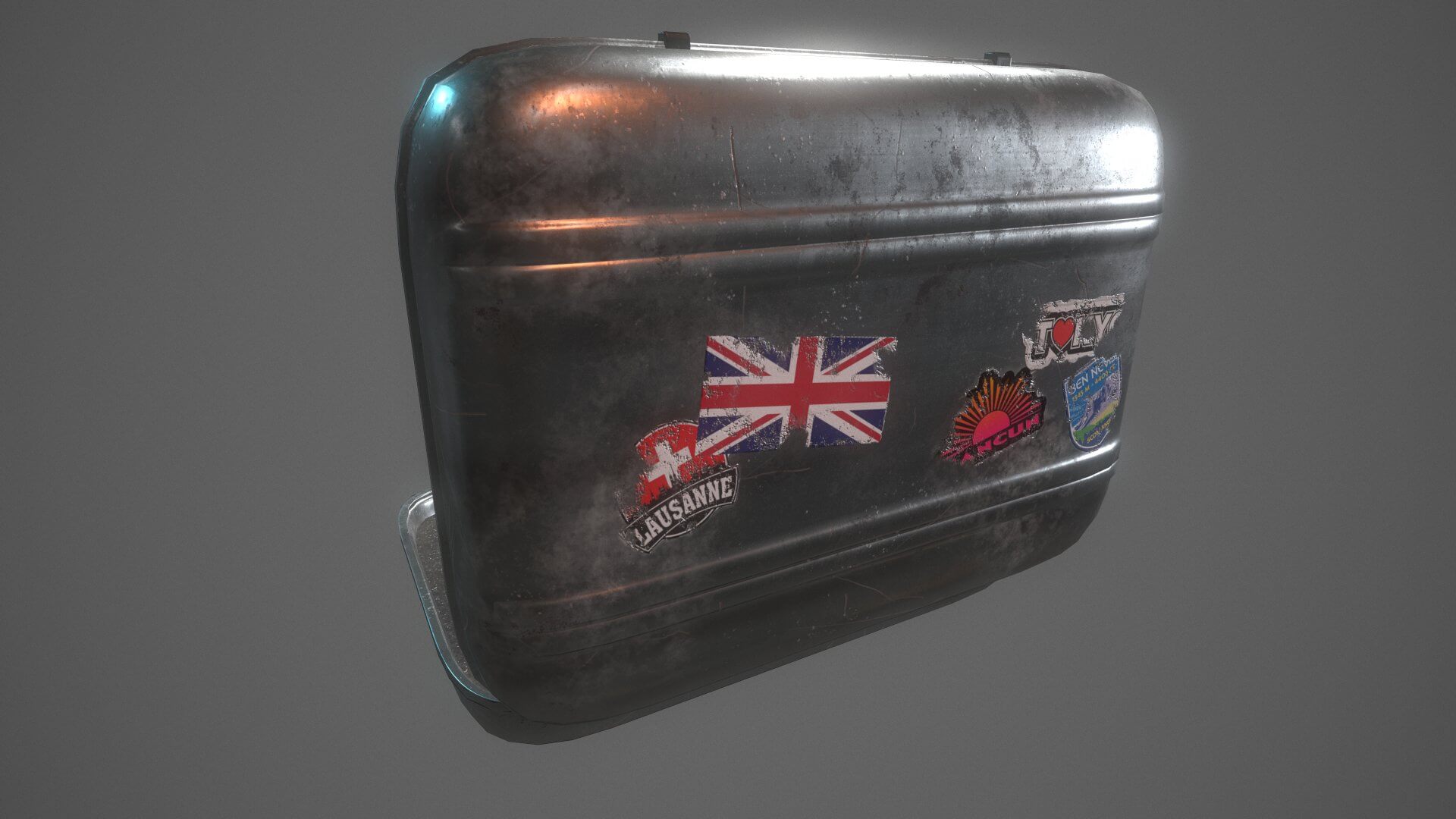 Briefcase C4 Bomb - 3D Model by PaburoVIII