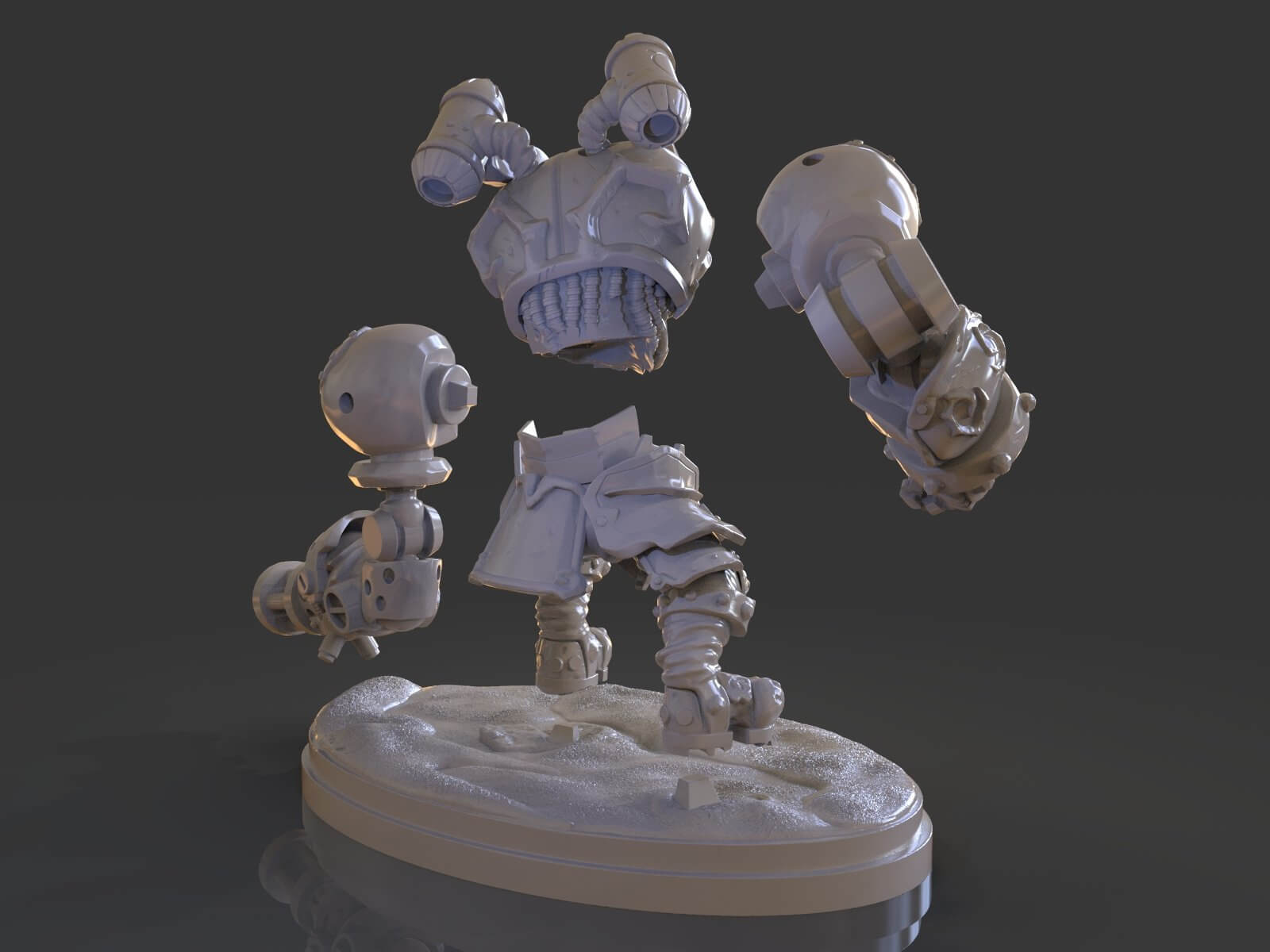 Calibretto Sculpture - 3D Model by PaburoVIII