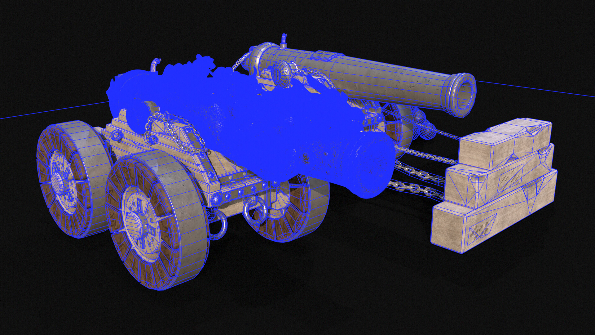 Chinese Zodiac Animals Cannon - 3D Model by PaburoVIII