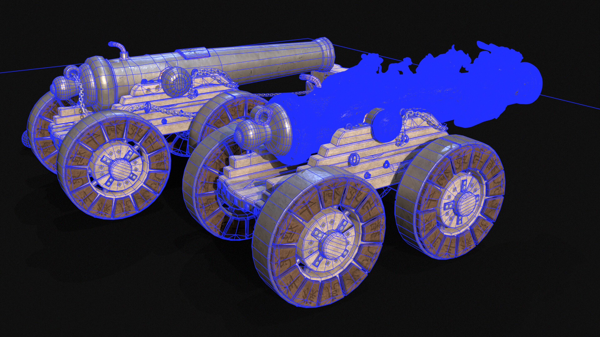 Chinese Zodiac Animals Cannon - 3D Model by PaburoVIII