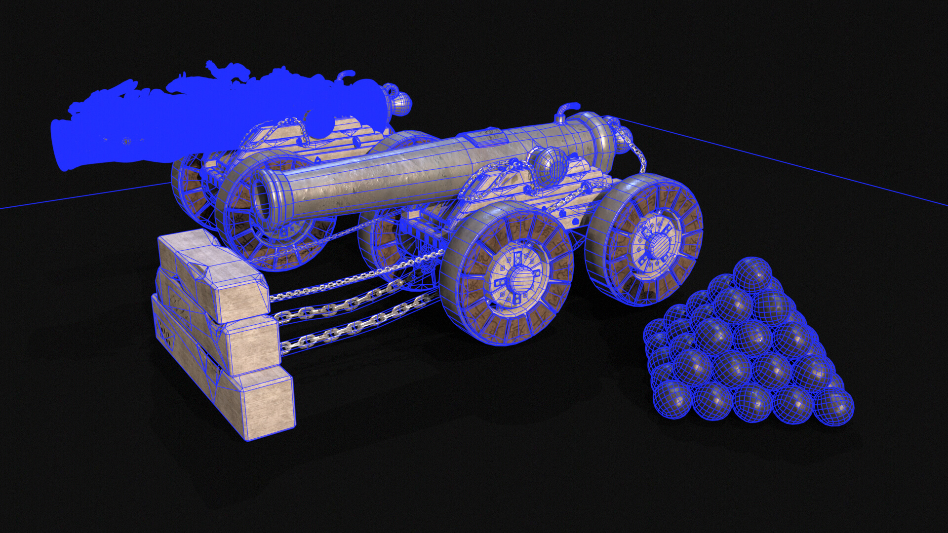 Chinese Zodiac Animals Cannon - 3D Model by PaburoVIII