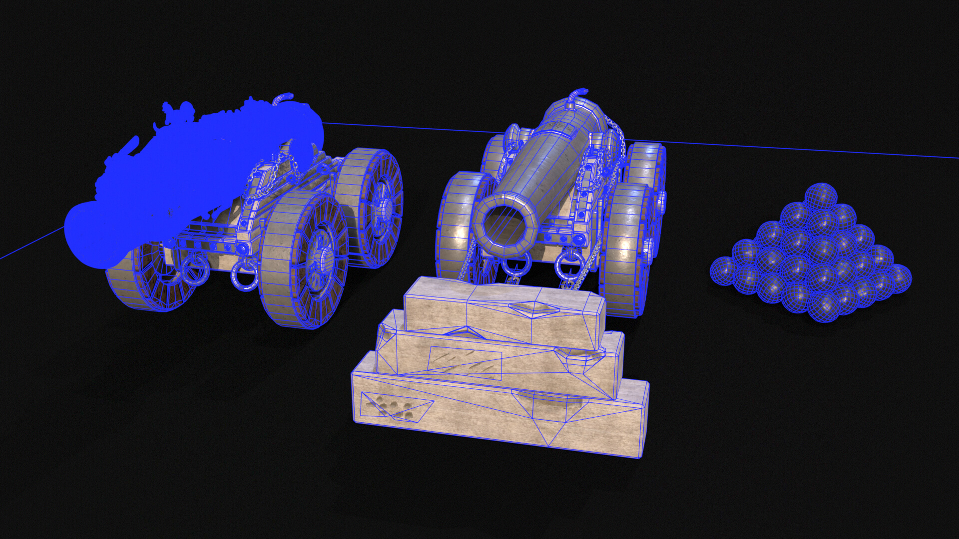 Chinese Zodiac Animals Cannon - 3D Model by PaburoVIII