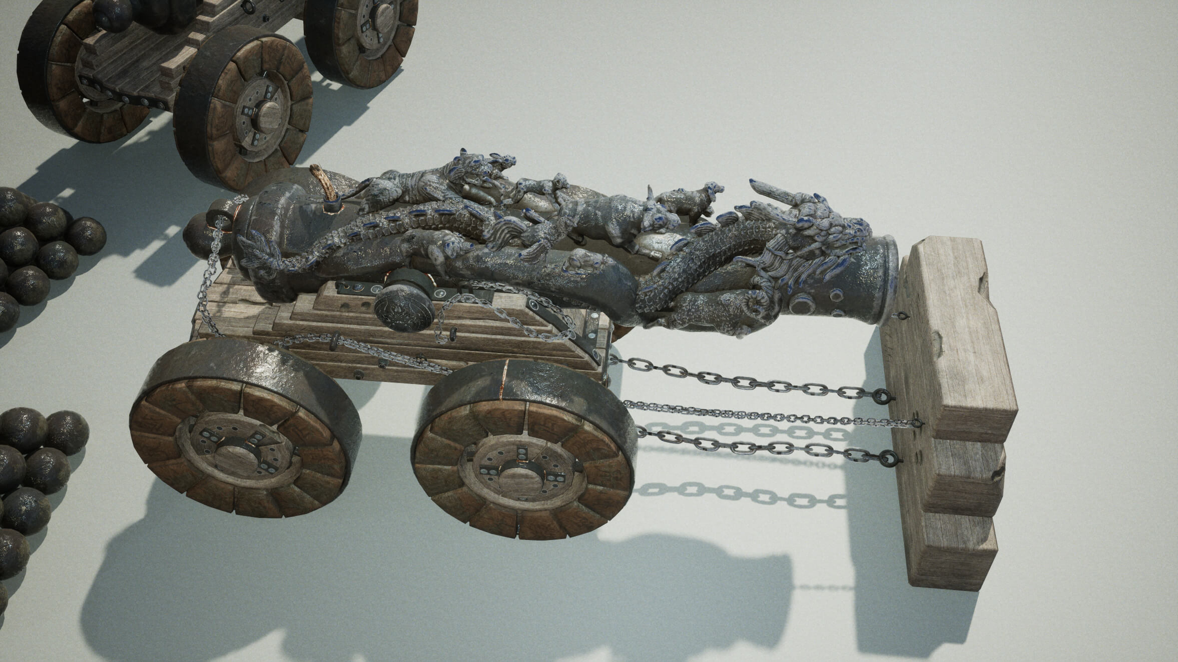 Chinese Zodiac Animals Cannon - 3D Model by PaburoVIII