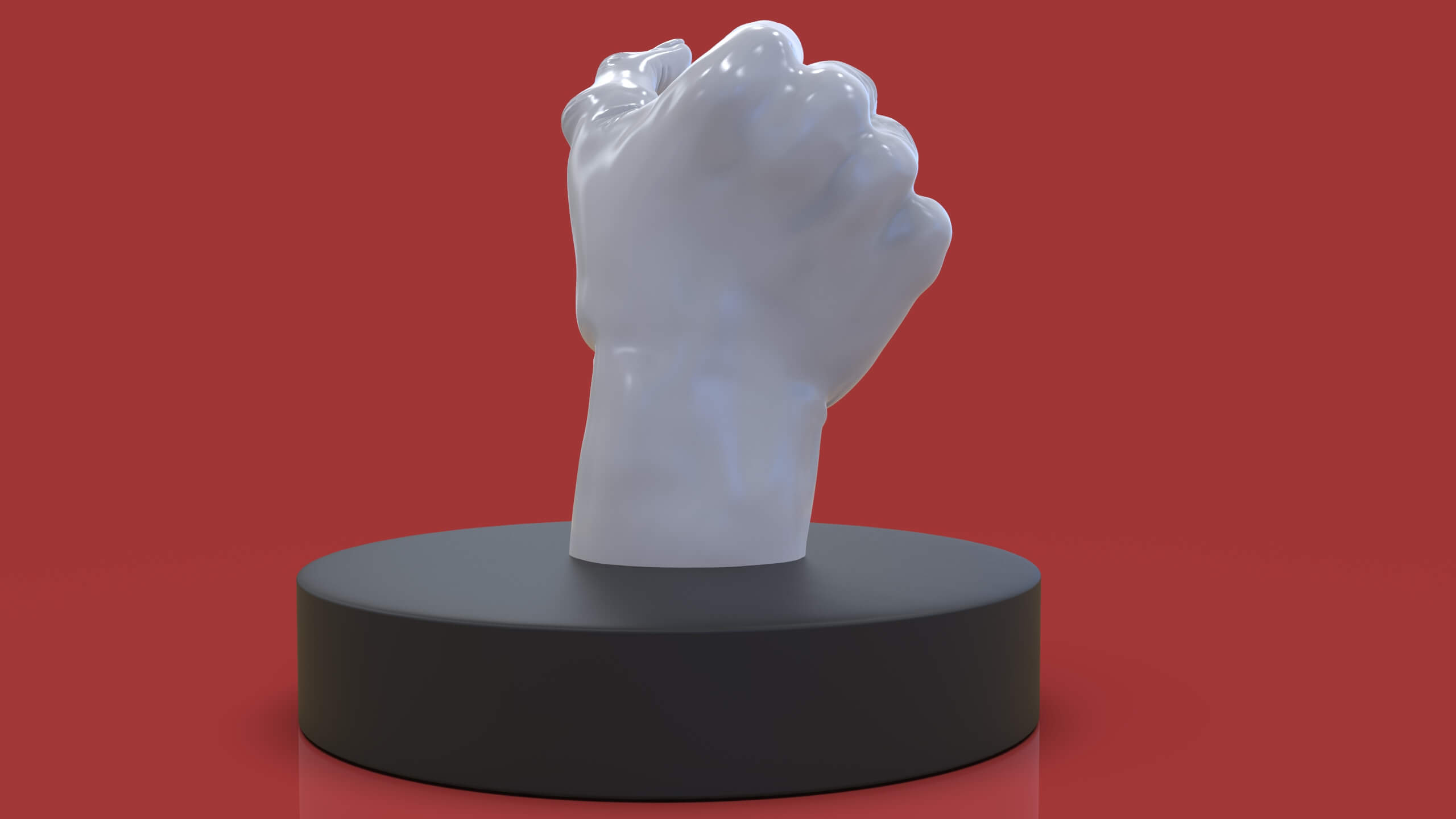Doctors Hand Sculpture - 3D Model by PaburoVIII