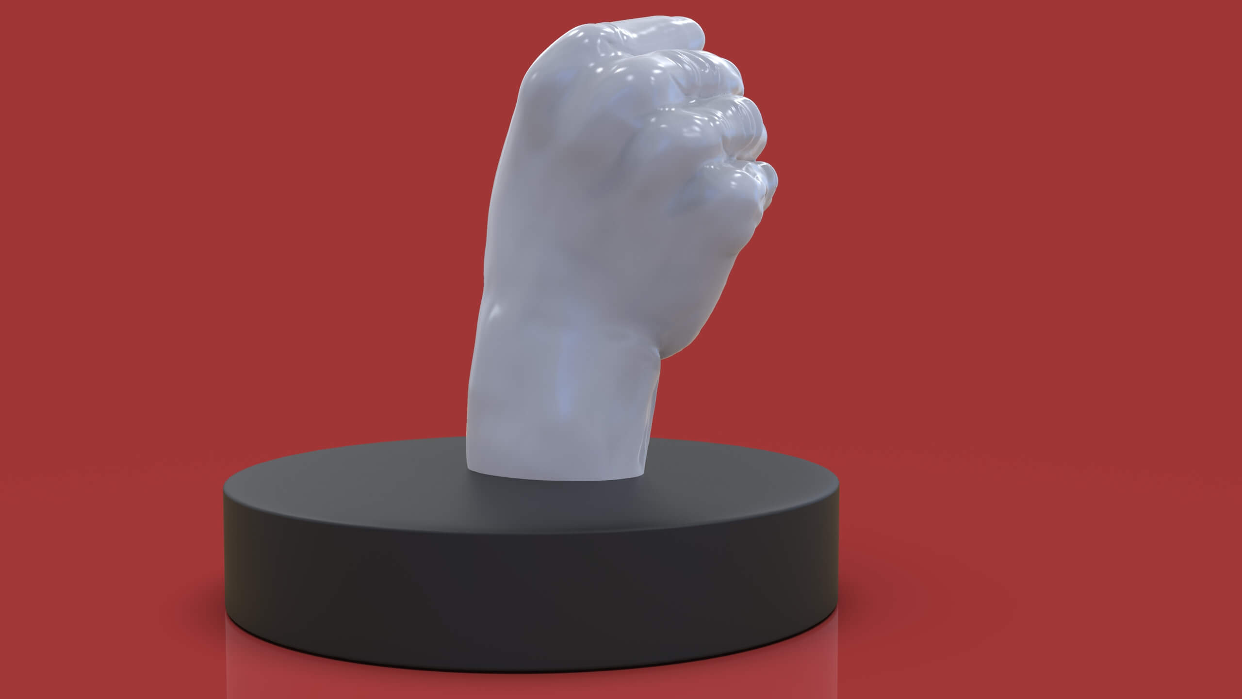 Doctors Hand Sculpture - 3D Model by PaburoVIII