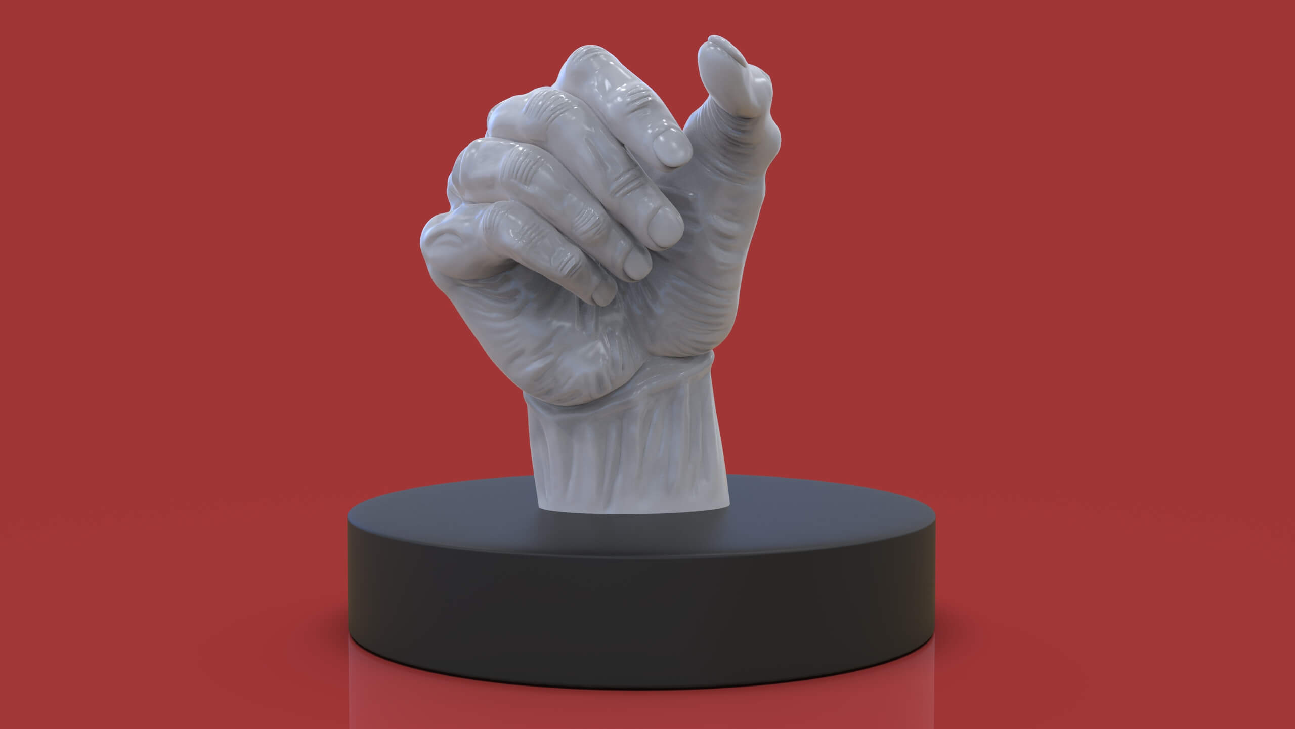 Doctors Hand Sculpture - 3D Model by PaburoVIII