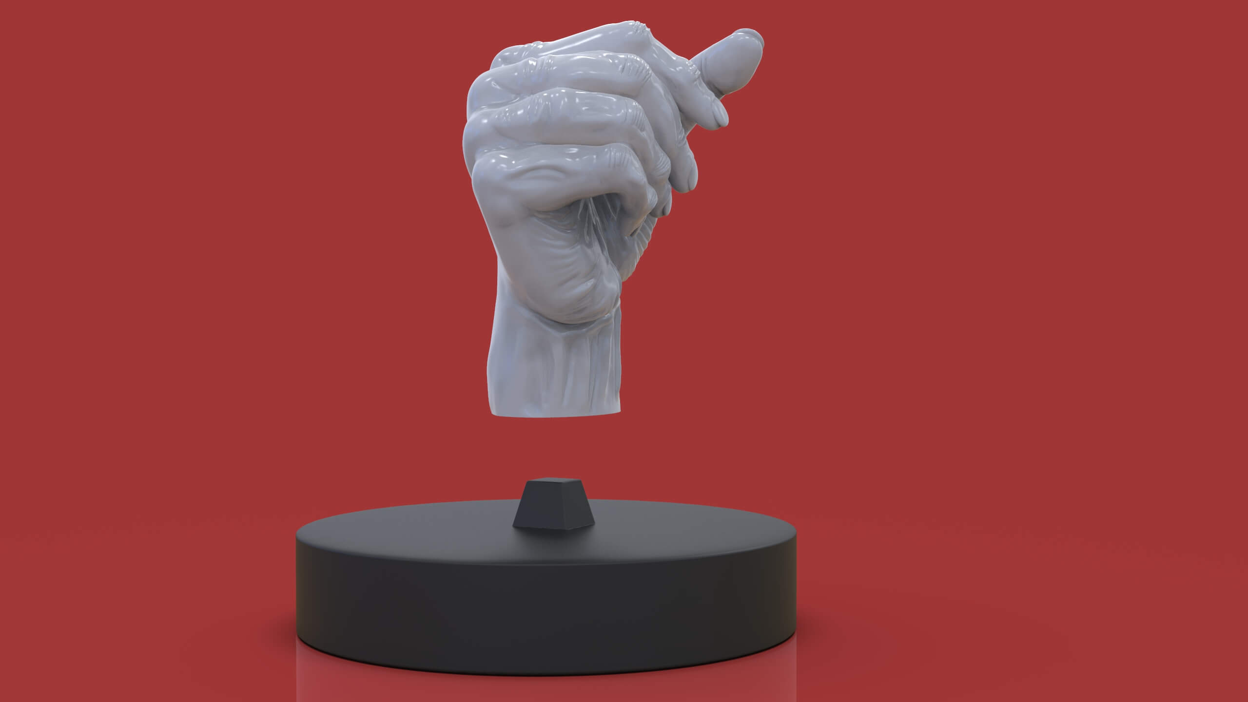 Doctors Hand Sculpture - 3D Model by PaburoVIII