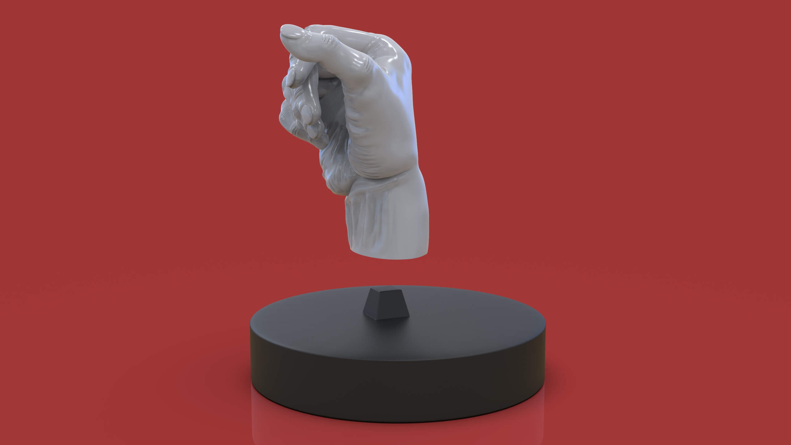 Doctors Hand Sculpture - 3D Model by PaburoVIII