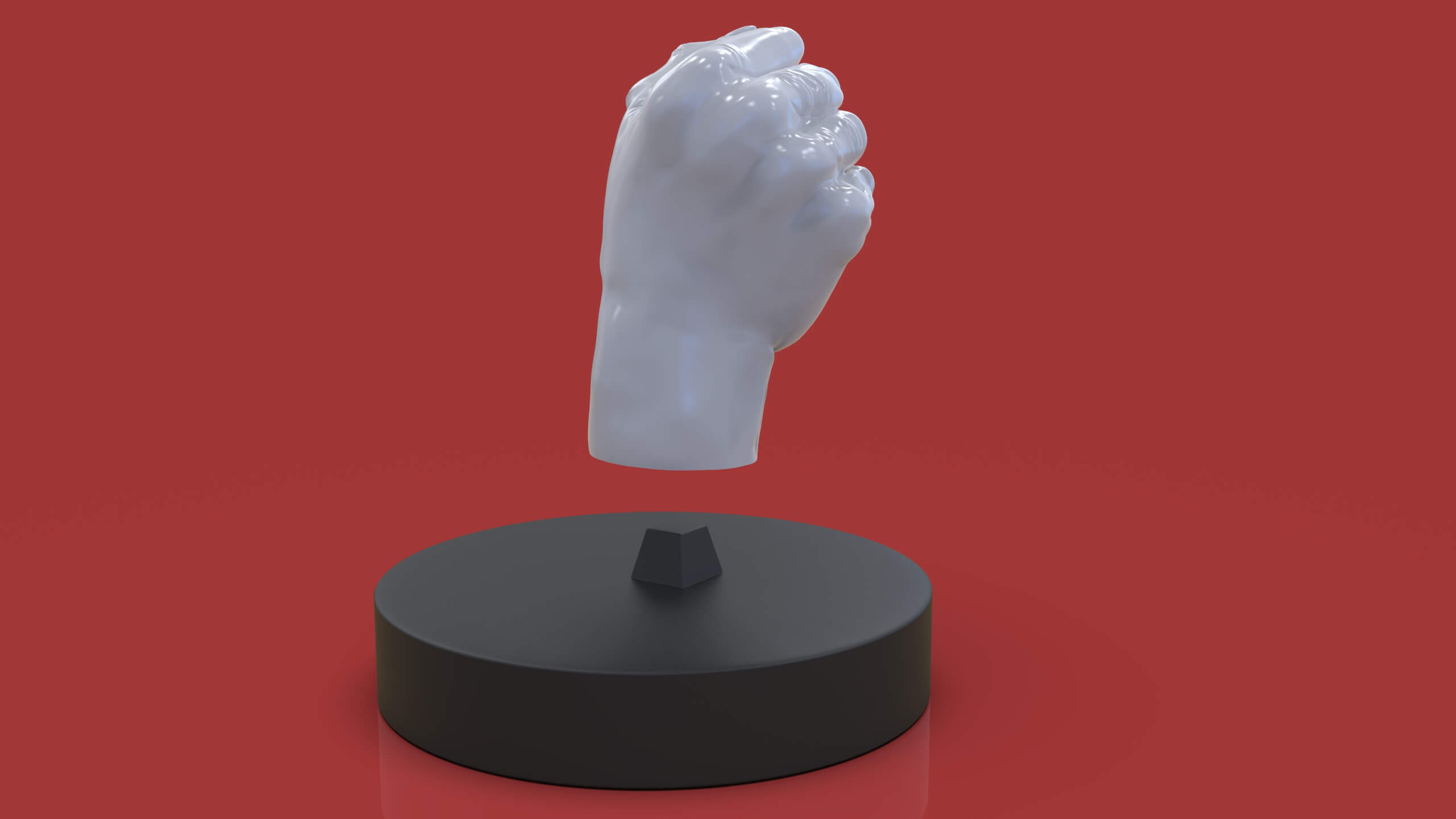 Doctors Hand Sculpture - 3D Model by PaburoVIII