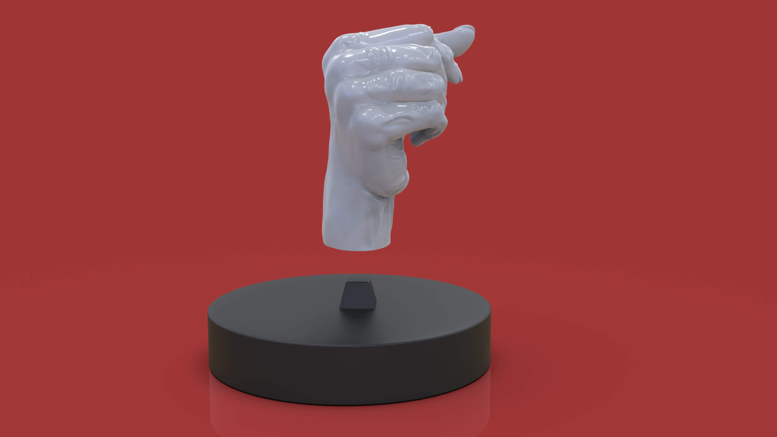 Doctors Hand Sculpture - 3D Model by PaburoVIII