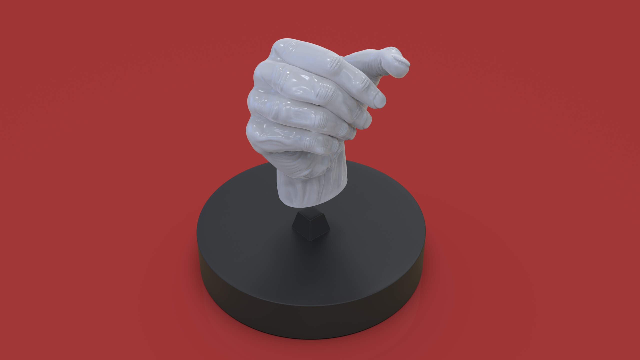 Doctors Hand Sculpture - 3D Model by PaburoVIII