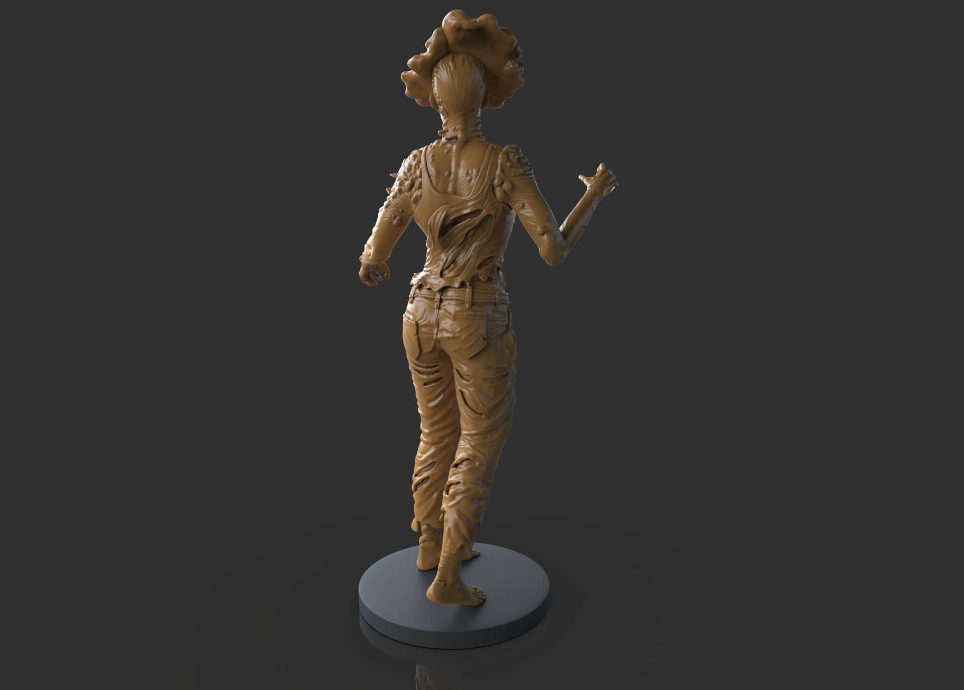 Female Clicker Sculpture - 3D Model by PaburoVIII