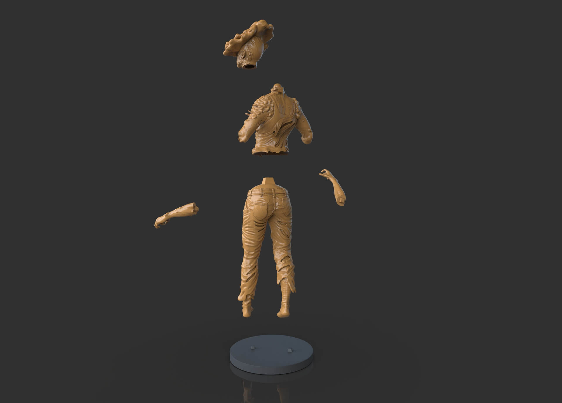 Female Clicker Sculpture - 3D Model by PaburoVIII