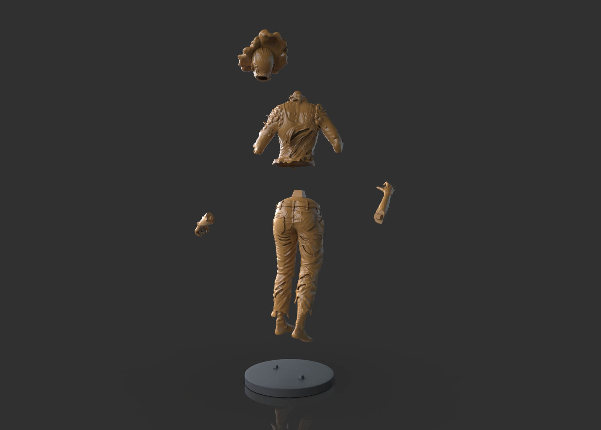 Female Clicker Sculpture - 3D Model by PaburoVIII