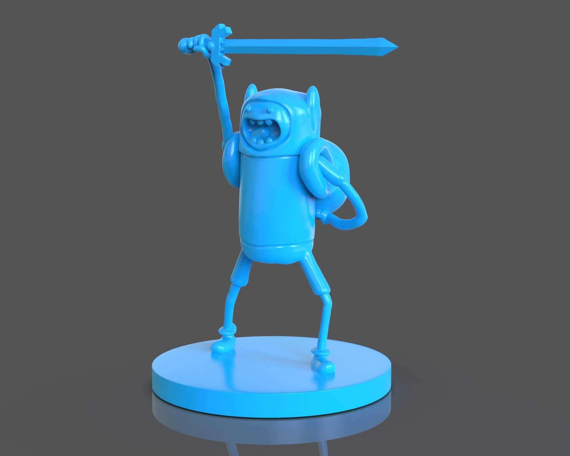 Finn The Human Sculpture - 3D Model by PaburoVIII